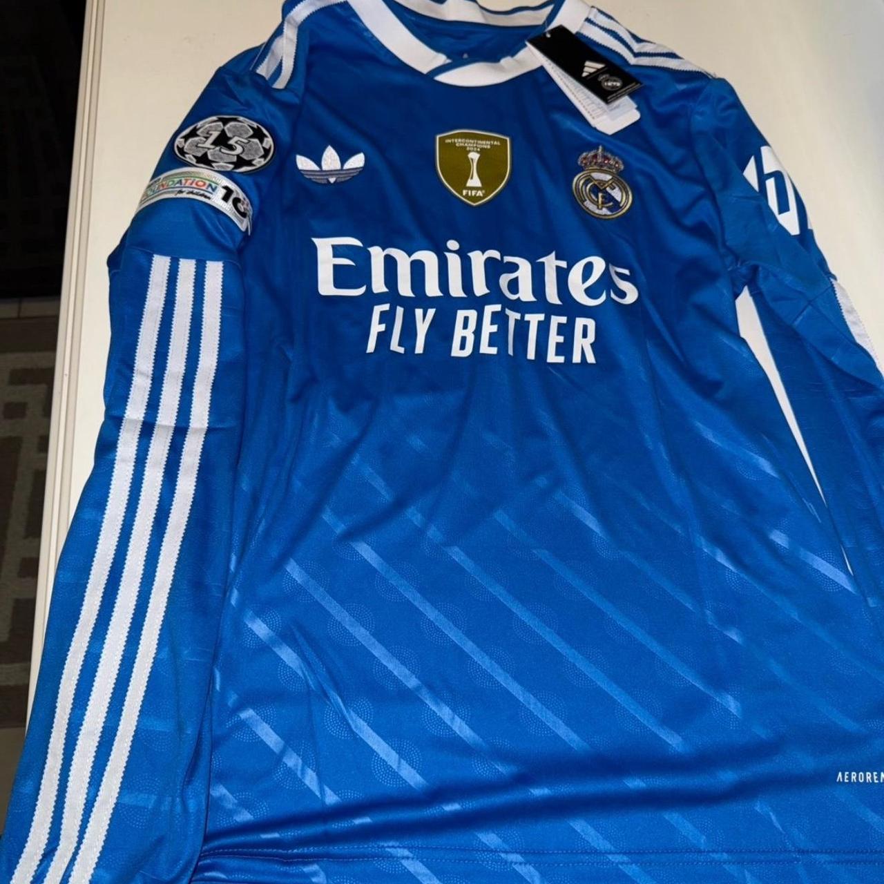 Bellingham third kit Real Madrid long sleeve jersey... | Depop