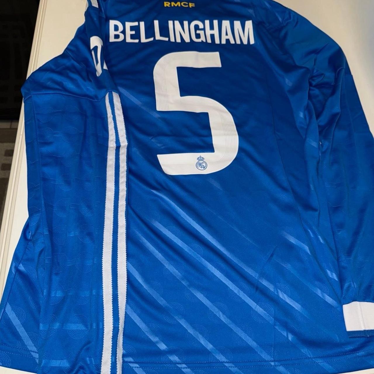 Bellingham third kit Real Madrid long sleeve jersey... | Depop
