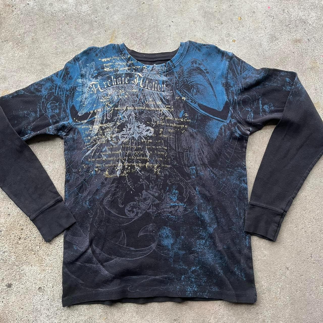 🩸Archaic Atelier from Affliction thermal in black... - Depop