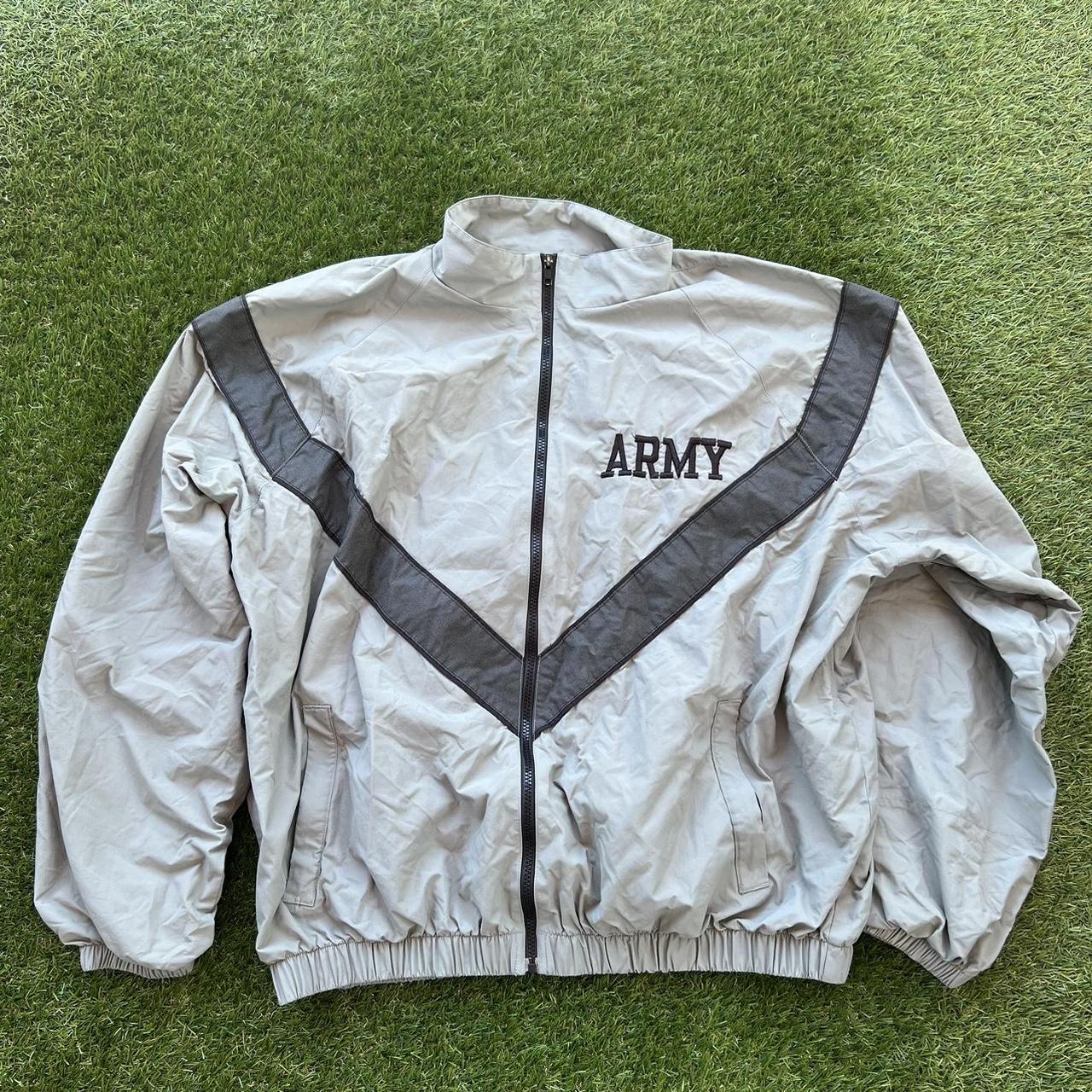 Vintage Army jacket 90s Army windbreaker exercise... - Depop
