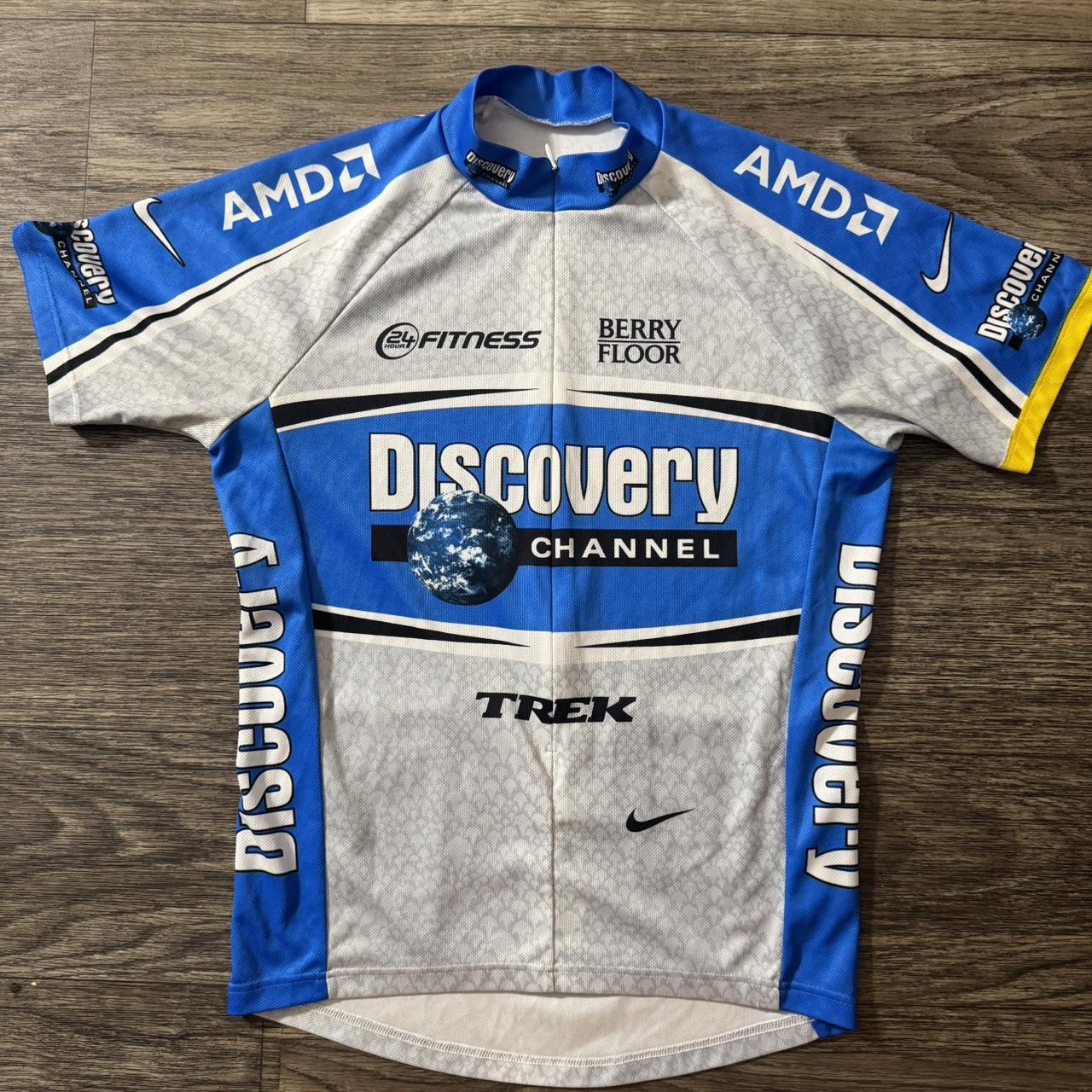 Nike Trek Discovery Channel Cycling Jersey Size... - Depop