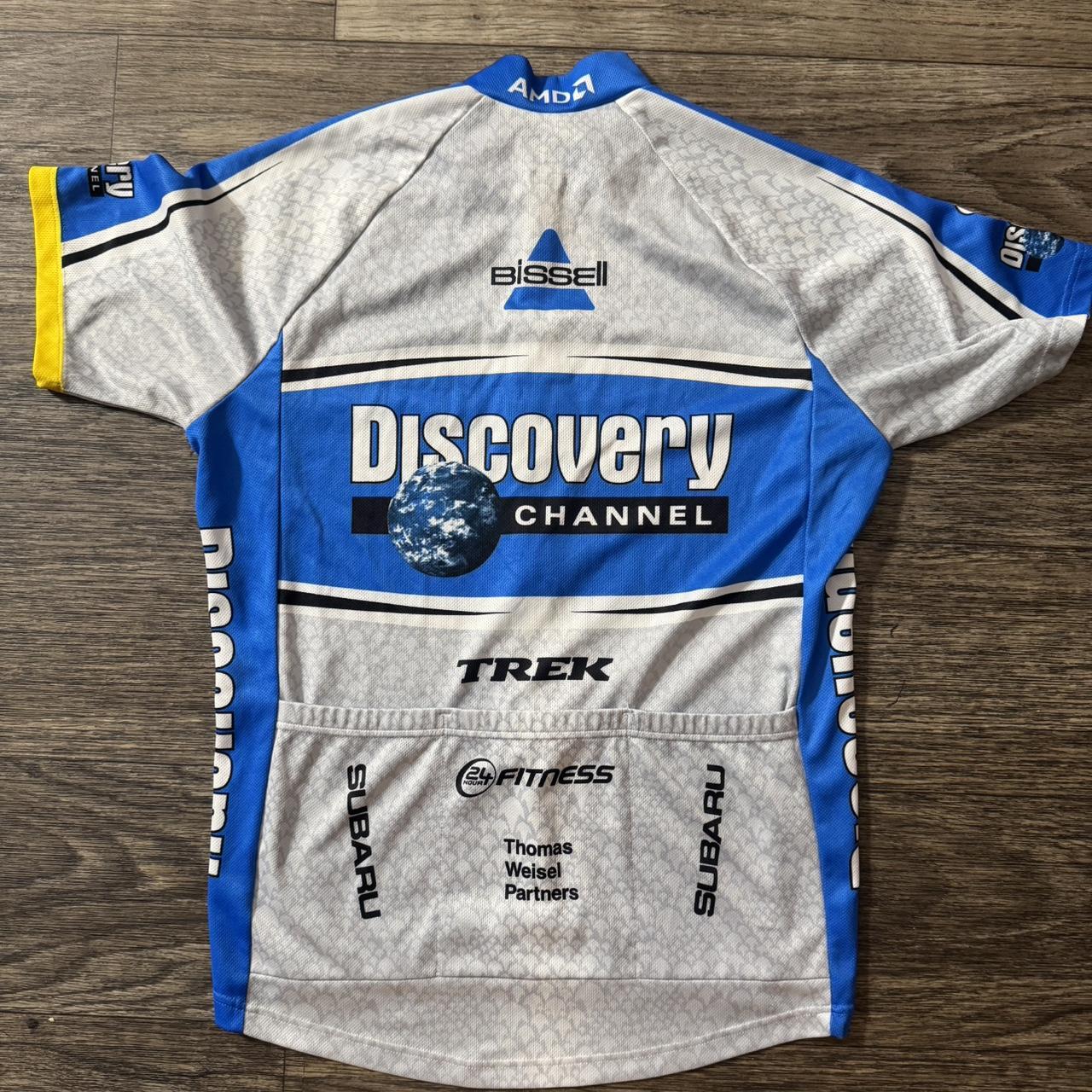 Nike Trek Discovery Channel Cycling Jersey Size... - Depop