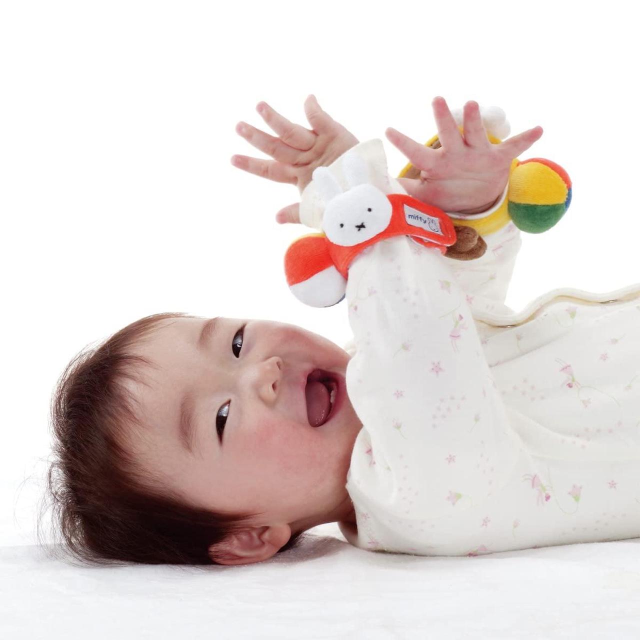 Miffy Baby Rattle Plush Bracelet Ding-Phing bell... | Depop