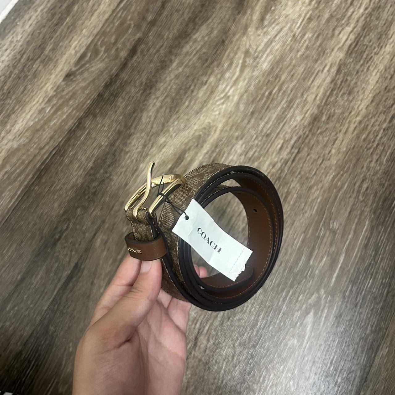 Brand new Coach Signature Belt with Coach monogram... | Depop