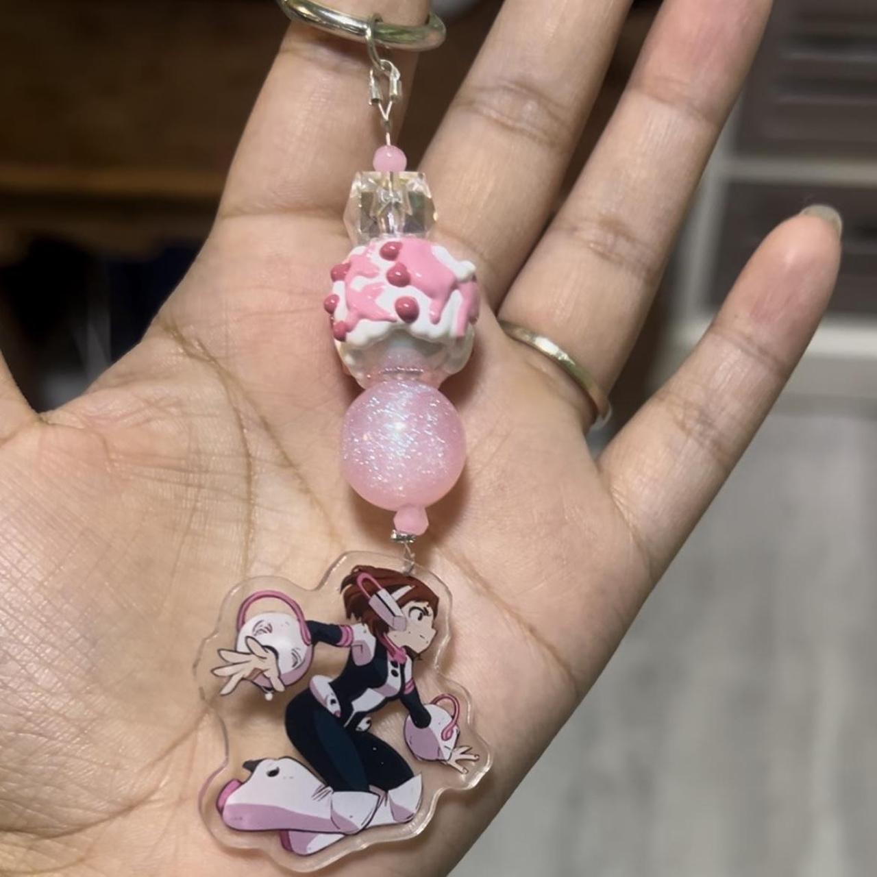 My Hero Academia Ochaco Uraraka handmade keychain... - Depop