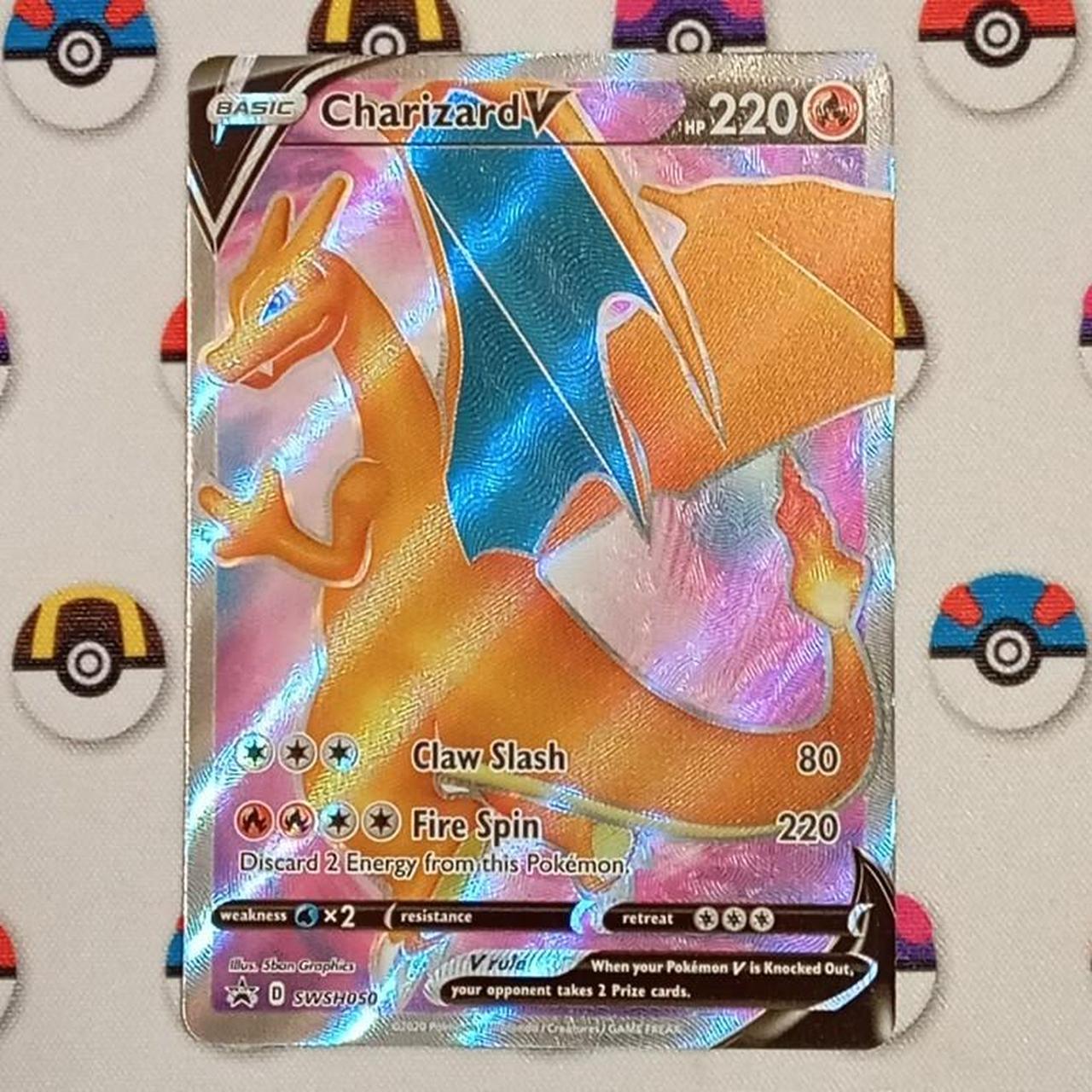 Charizard V SWSH050 Sword & Shield Ultra Rare Full... - Depop
