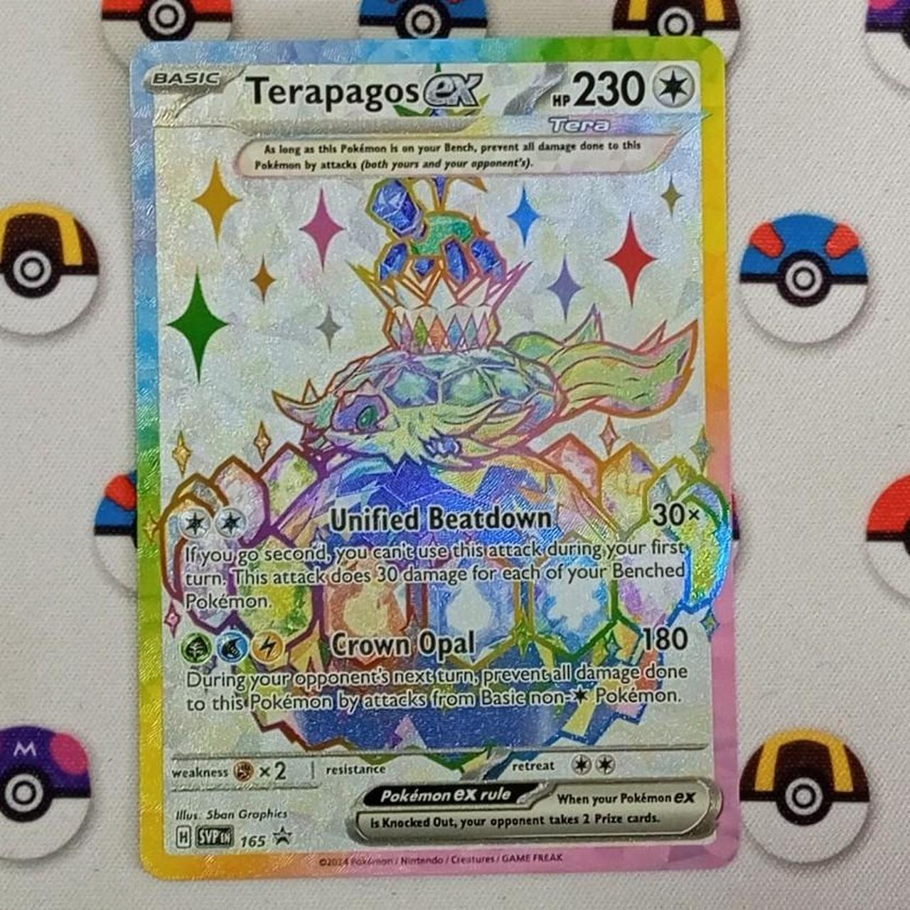 Pokémon Terapagos ex SVP165 Ultra Premium Box... | Depop