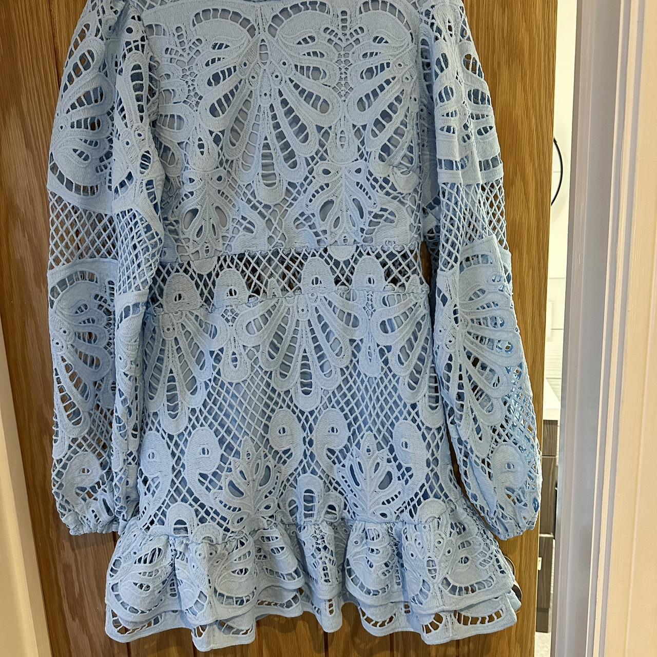 Showpo blue lace dress, brand new with tags never... - Depop