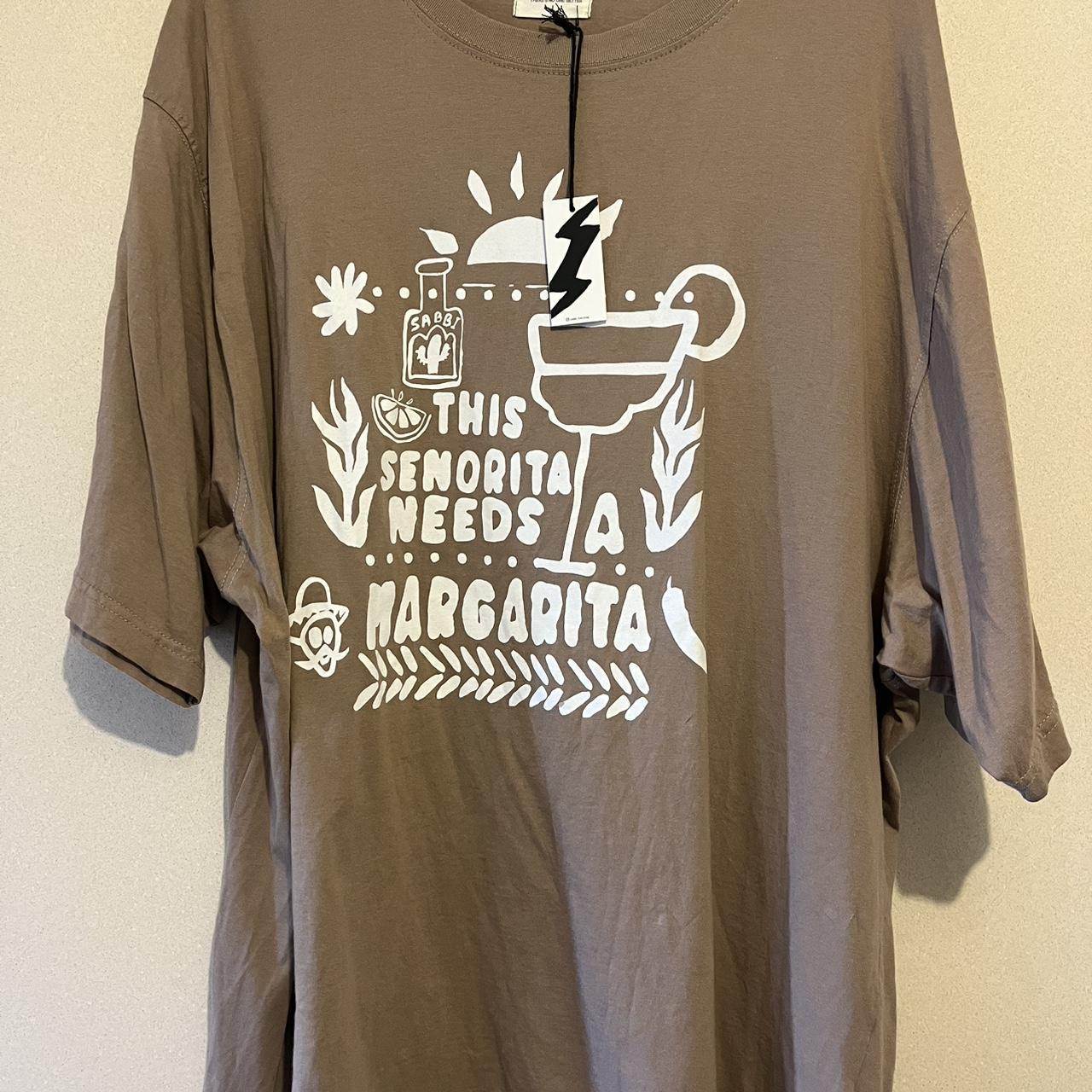 SABBI THE VERY OVERSIZED MARGIE TEE - brown Size... | Depop