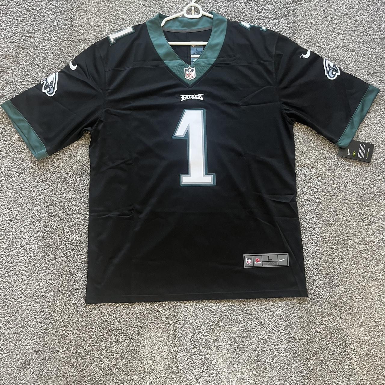 Philadelphia Eagles Carson Wentz black and green... | Depop