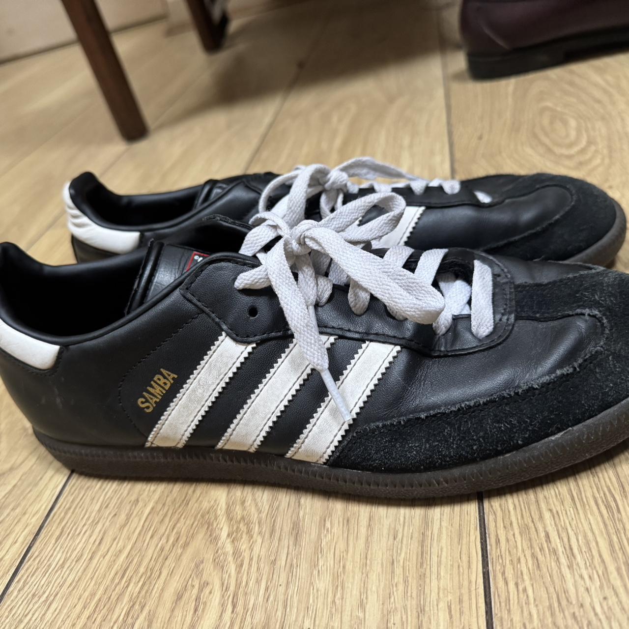 Black adidas sambas Very good condition black... | Depop