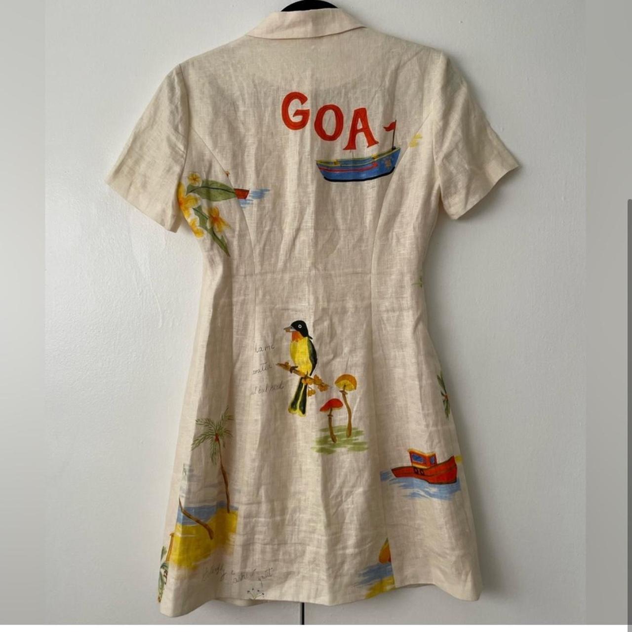 RHODE linen Goa Party mini dress - #minidress | Depop