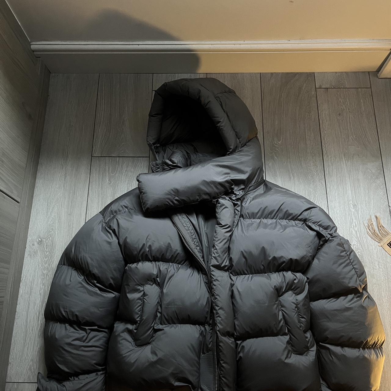 TRENDT VISION PUFFER JACKET GREY SIZE MEDIUM... - Depop