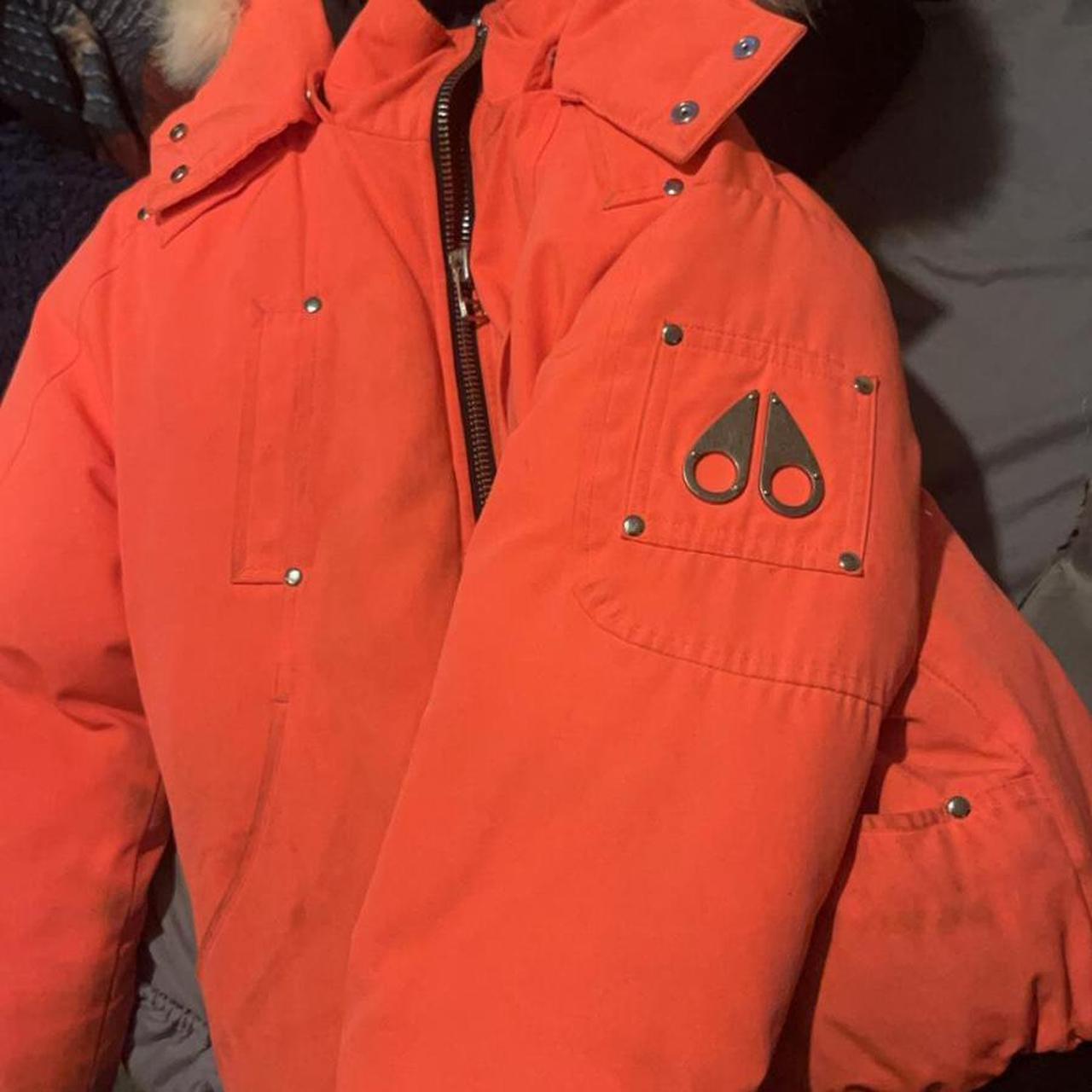 Authentic Pink moose knuckles coat - Depop