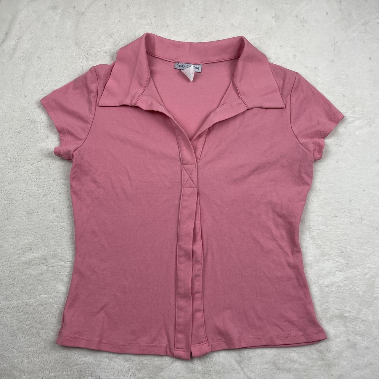 Body Central Women's Pink Shirt | Depop