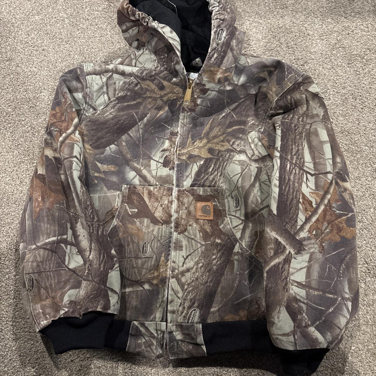 Kids Carhartt camo jacket #camo - Depop