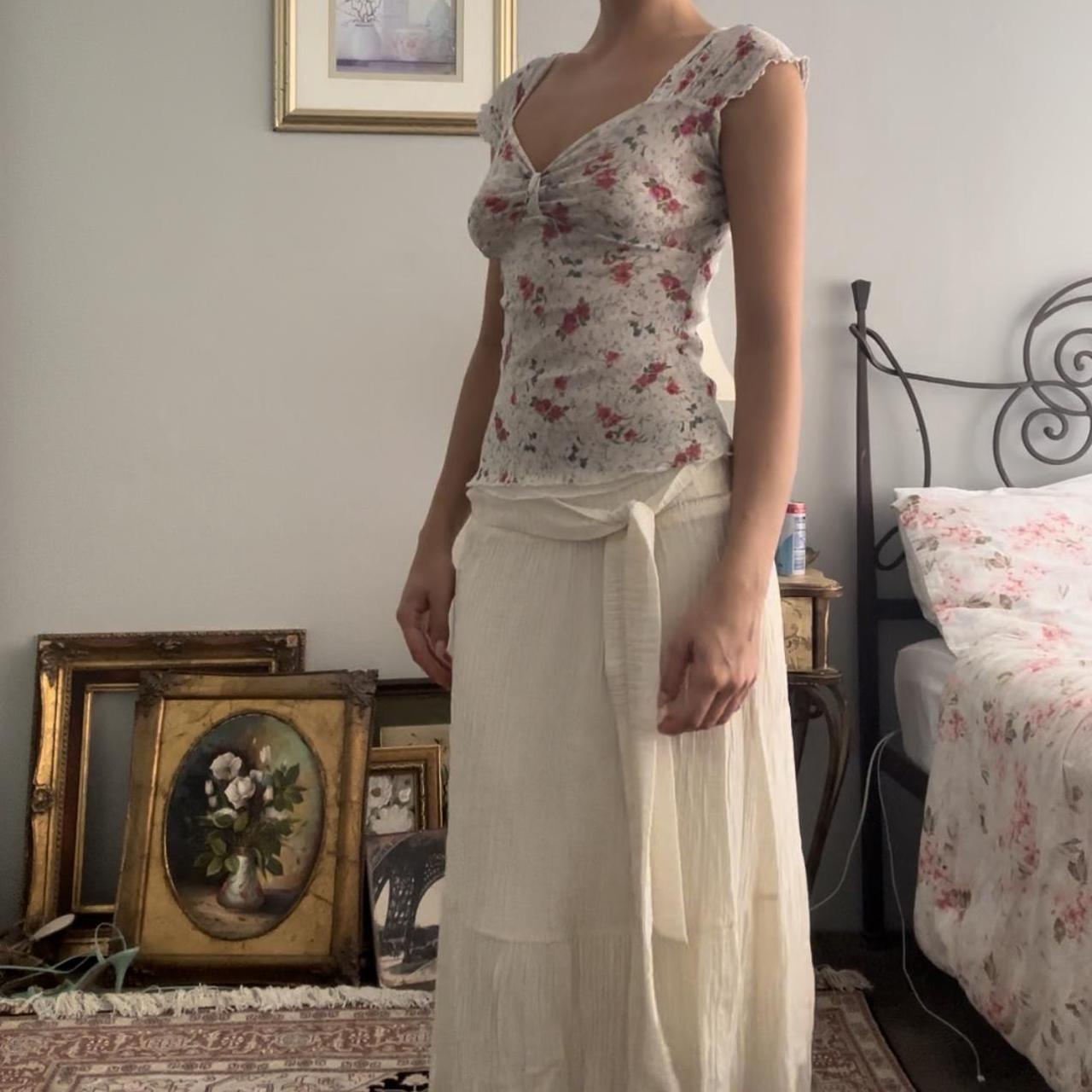 Gorgeous milkmaid floral top, best fit for... | Depop