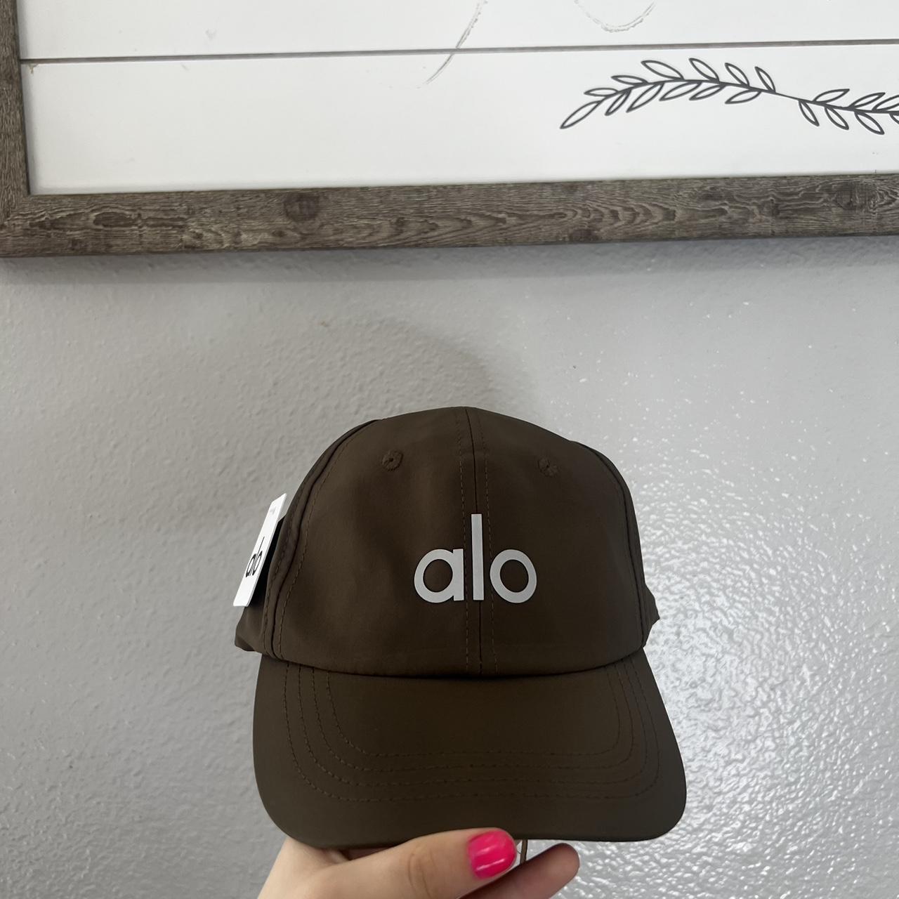 Brown Alo hat #outdoorstyle #fitness - Depop