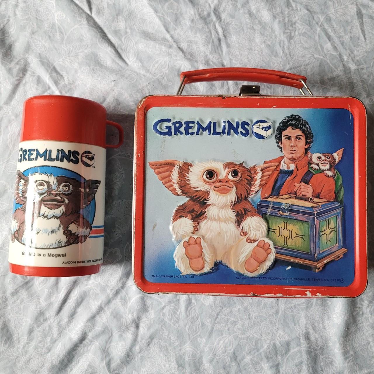 1984 Gremlins Metal Lunch Box Comes with plastic... - Depop