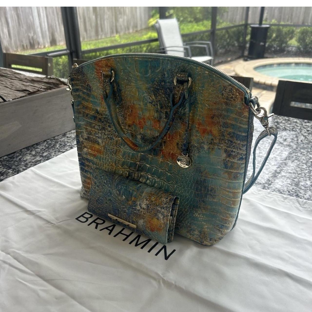 Brahmin large duxbury satchel reef Melbourne and... | Depop