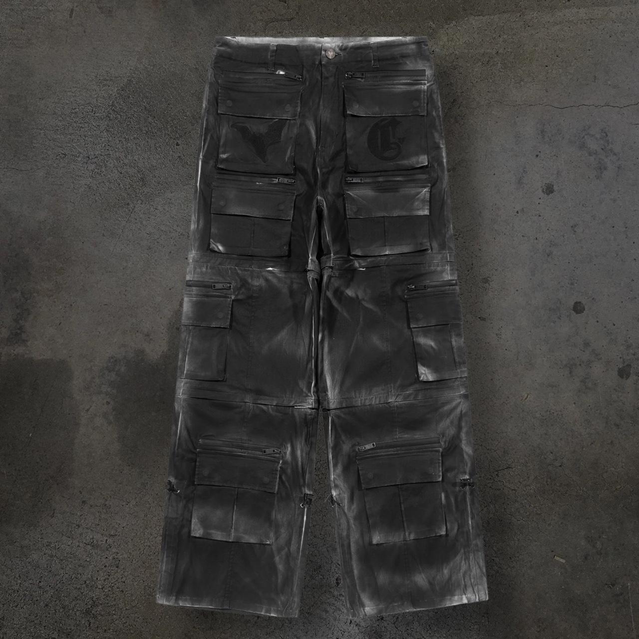 Ditch La Canvas Cargo Pants (Coal) - Depop