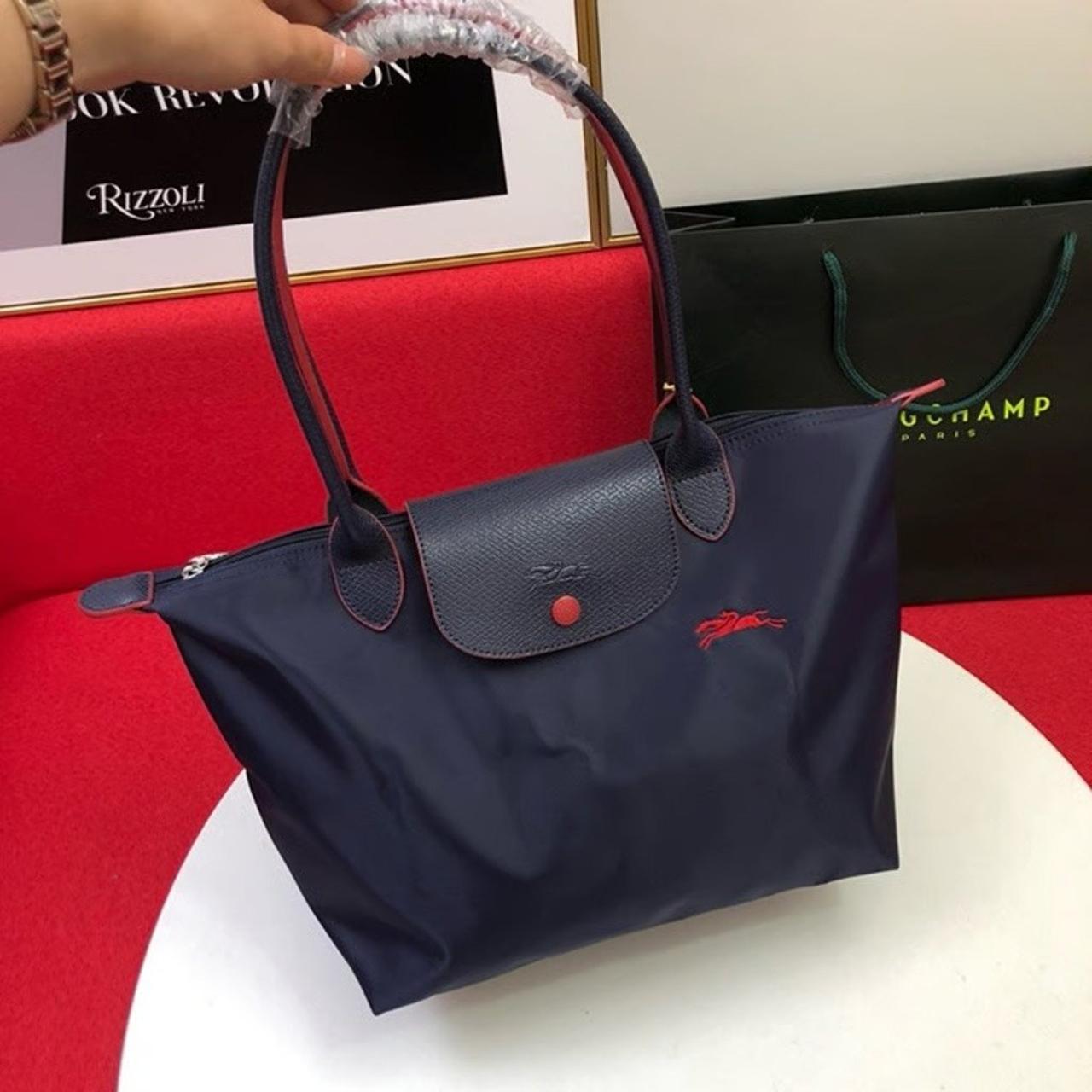 New LONGCHAMP Le Pliage Tote M Material nylon... - Depop