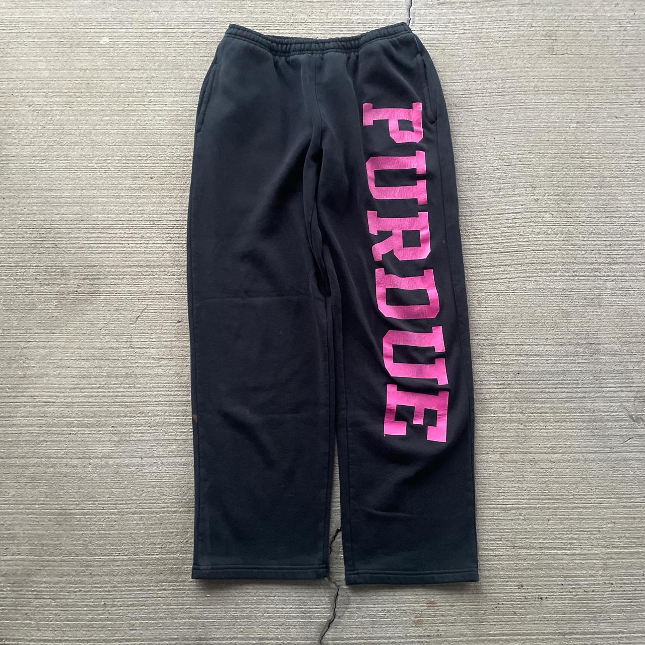 Pink Purdue sweat pants | Depop