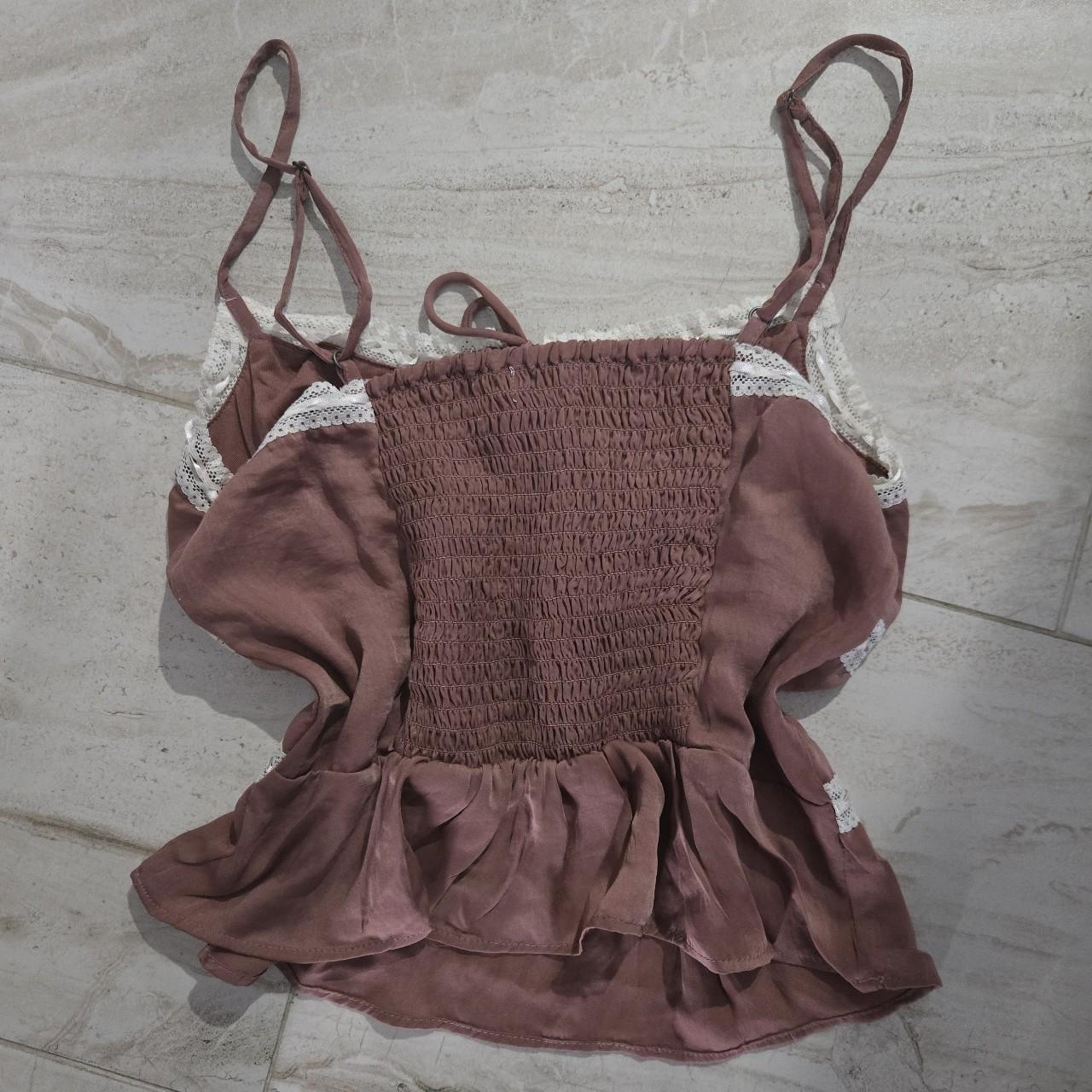 Super cute cami top with lace detailing Size... | Depop