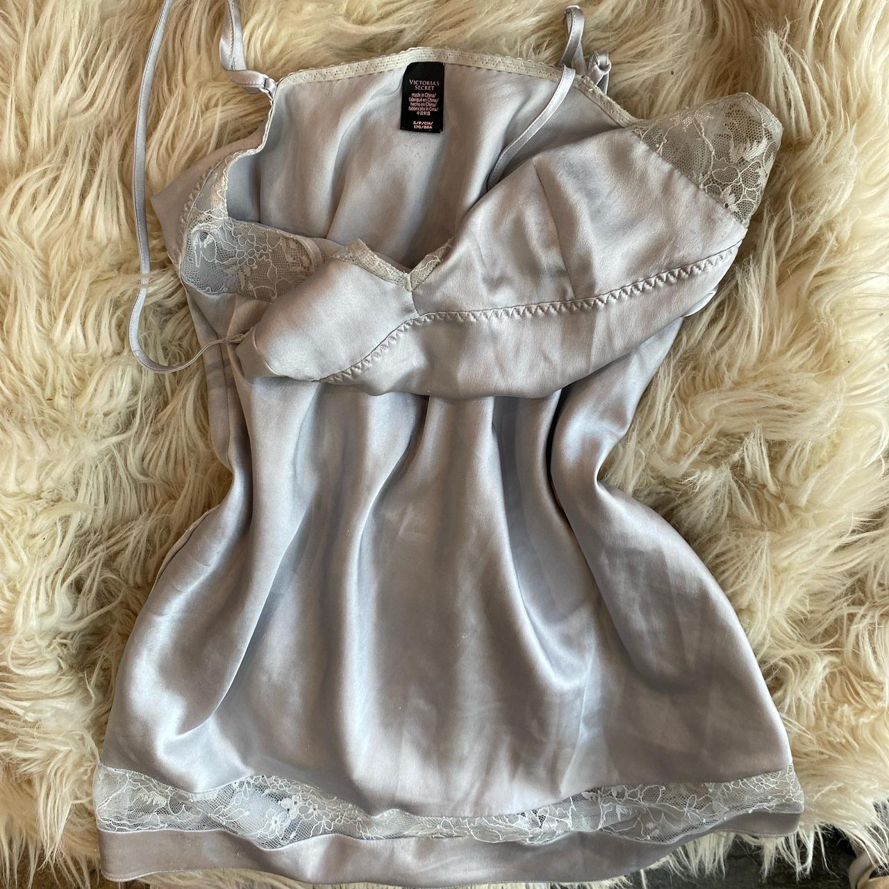 Vintage Victoria secret midi slik slip dress... | Depop