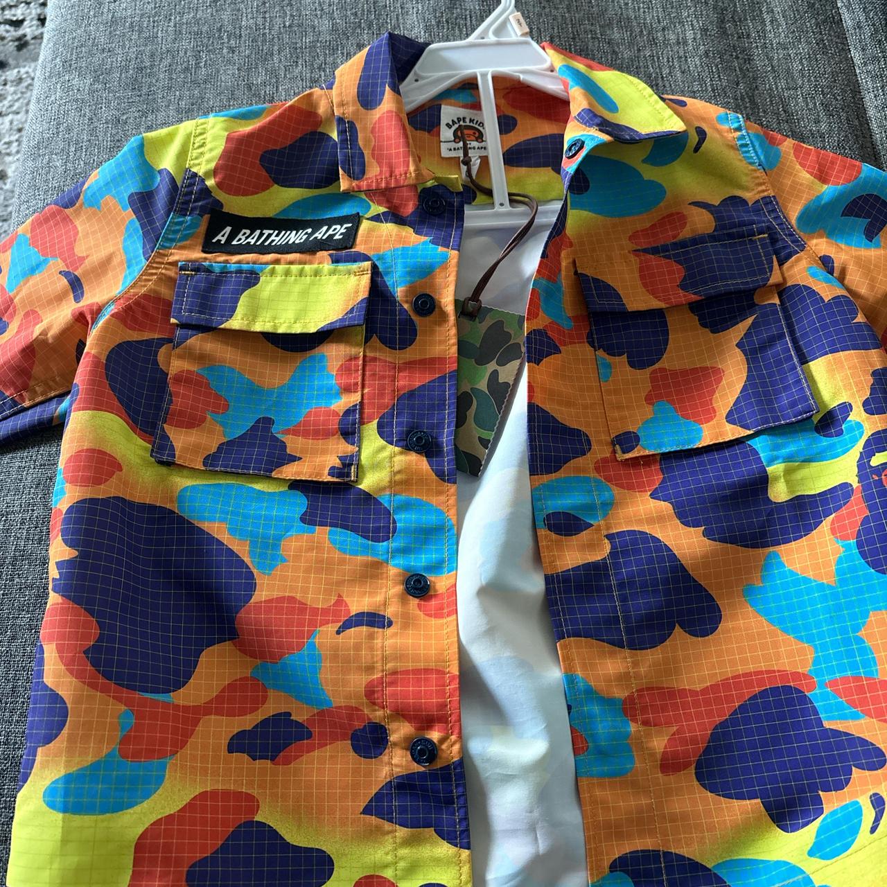 Toddler utility bathing ape jacket Size 3T - Depop