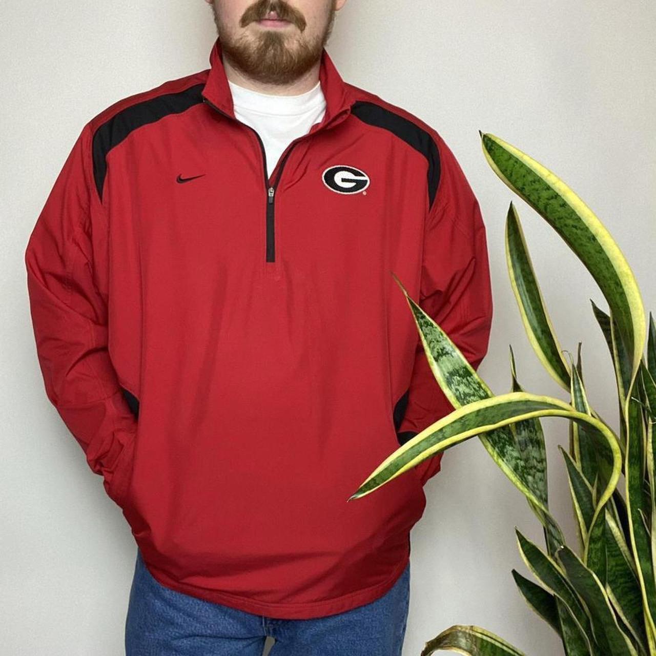 Vintage 90s Nike Team Jacket Pullover 1/4 Zip, Zip... - Depop