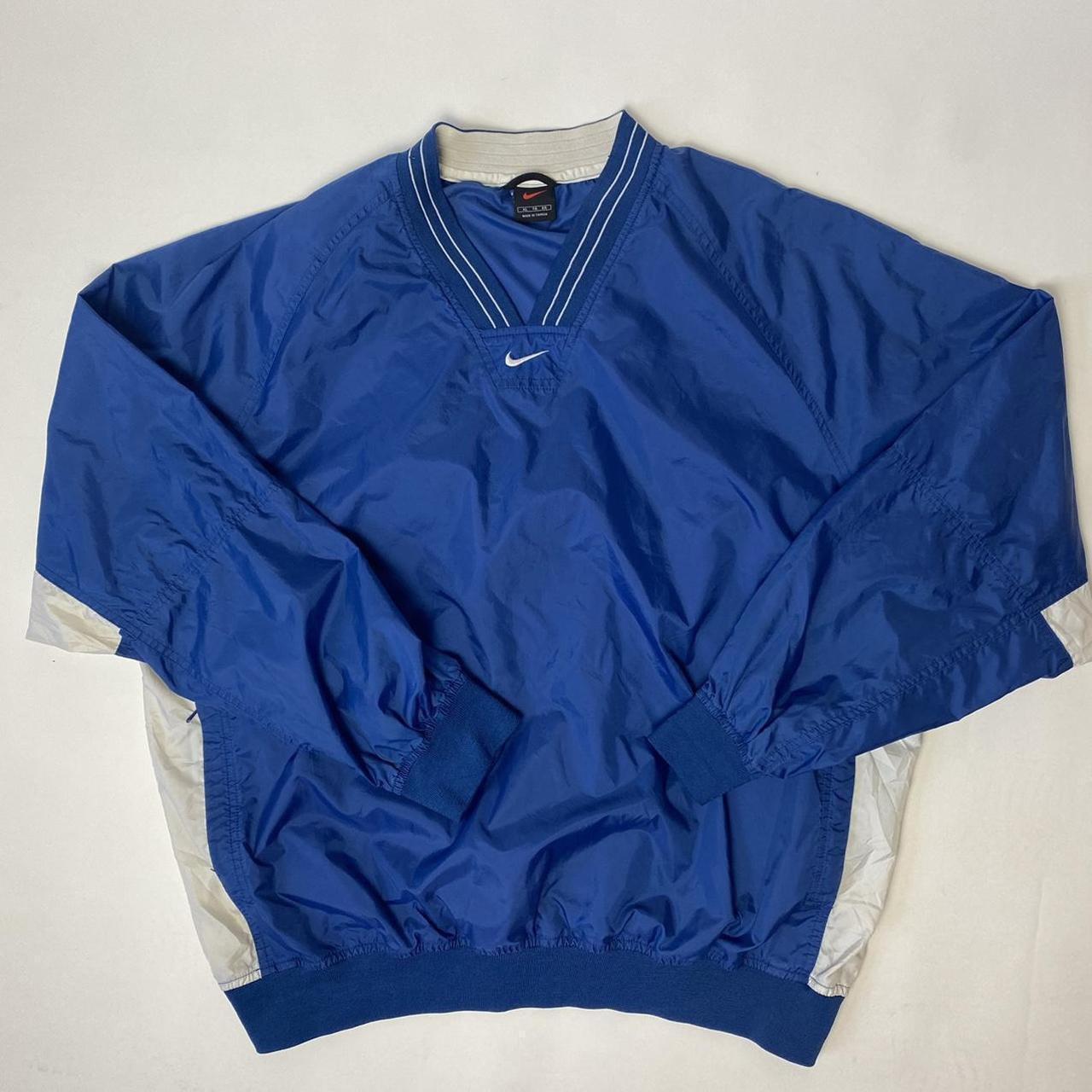 Vintage 90s Nike Centre Swoosh Pullover Embroidered... - Depop