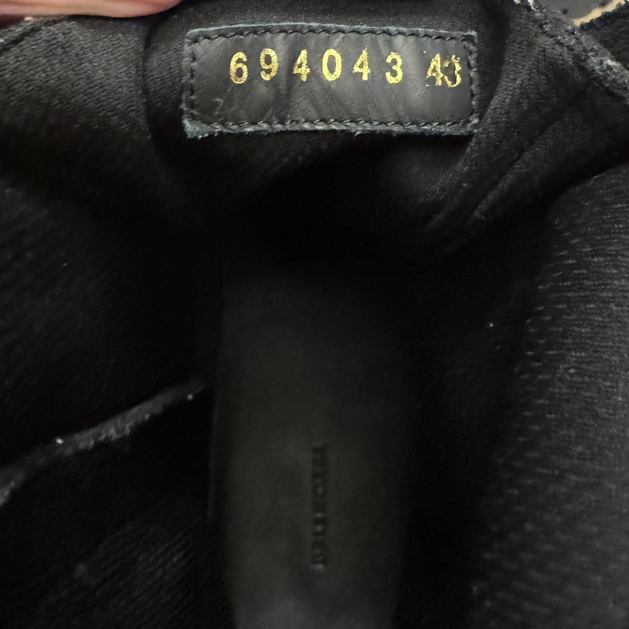 Balenciaga strike boots canvas black (no box) | Depop