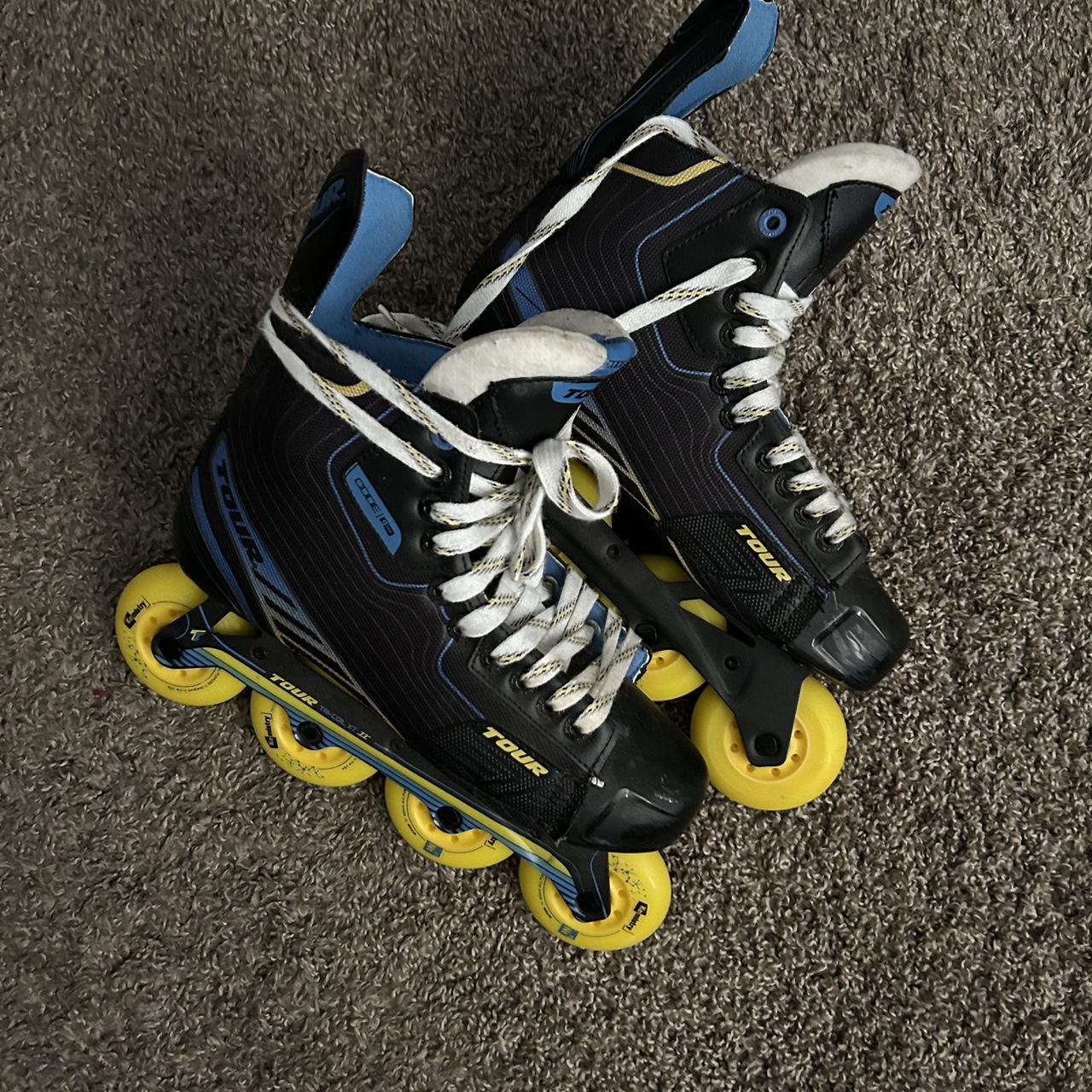 Tour roller blades “hockey code 9.one roller hockey... | Depop