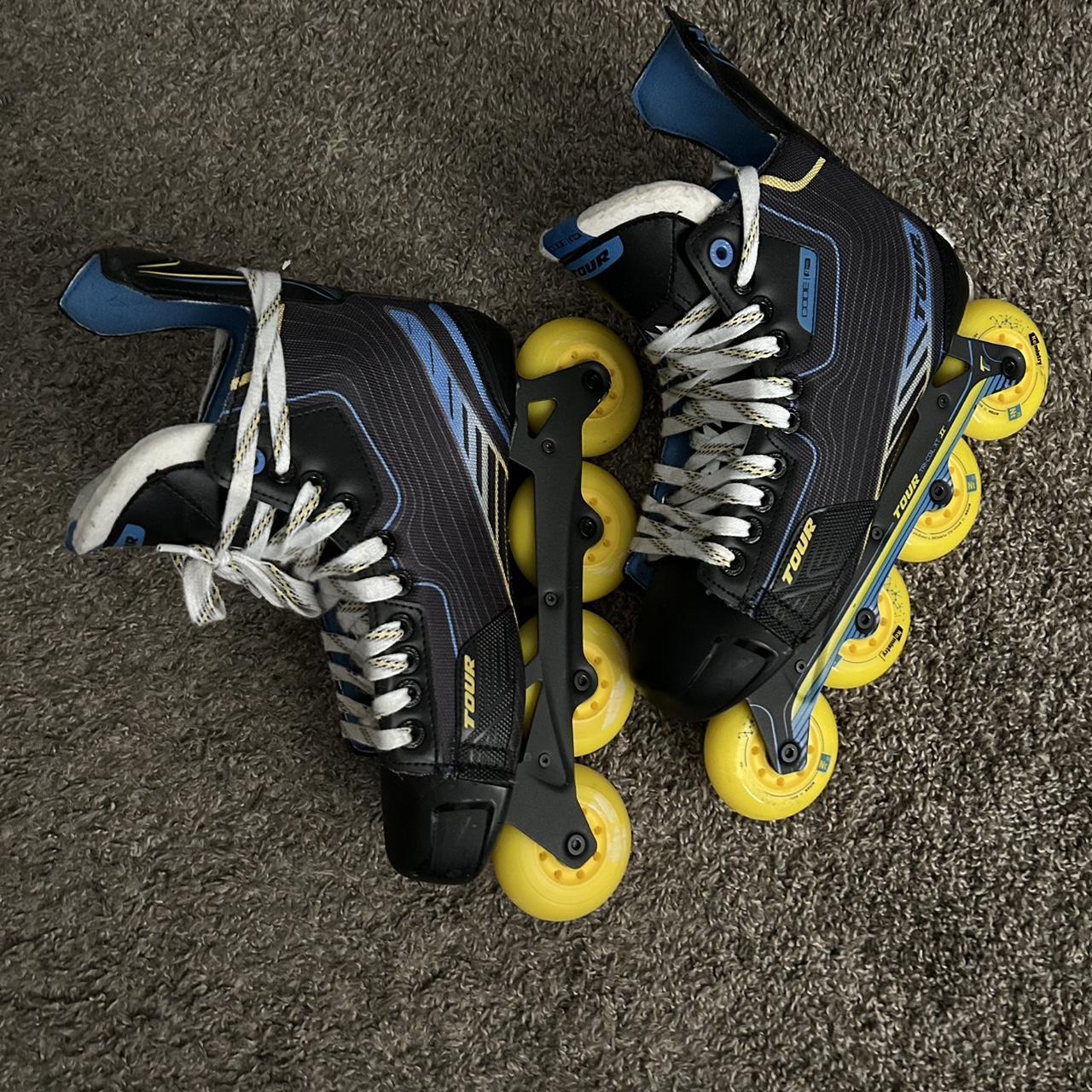 Tour roller blades “hockey code 9.one roller hockey... | Depop