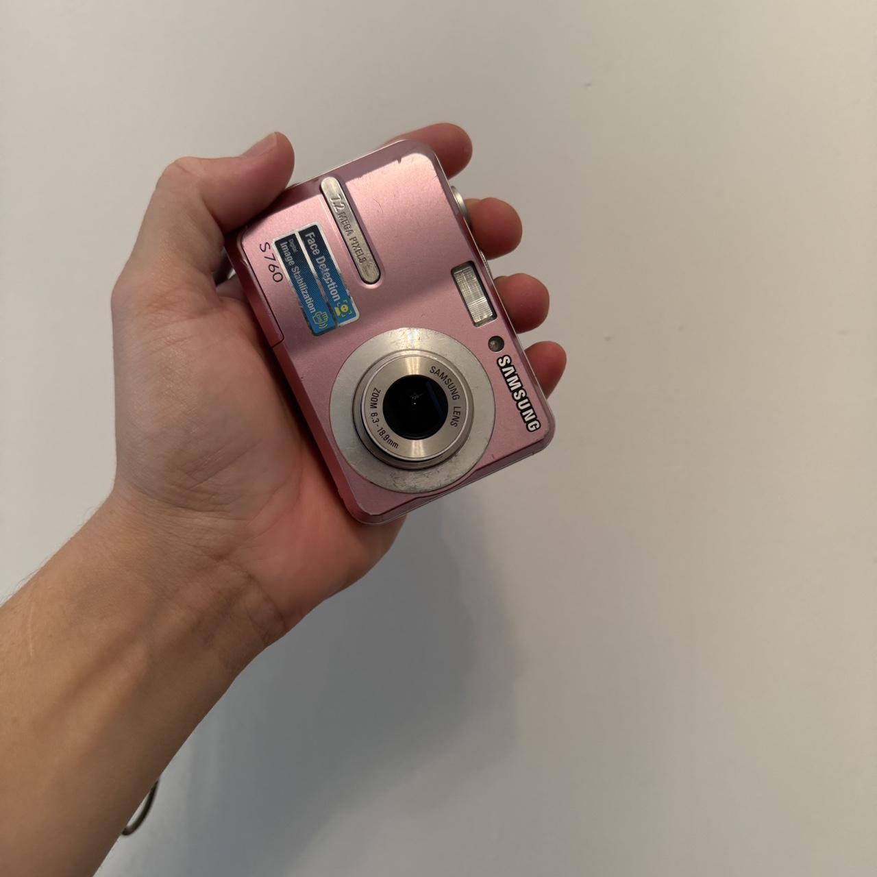 Pink Samsung S760 digital camera Tested and all... | Depop