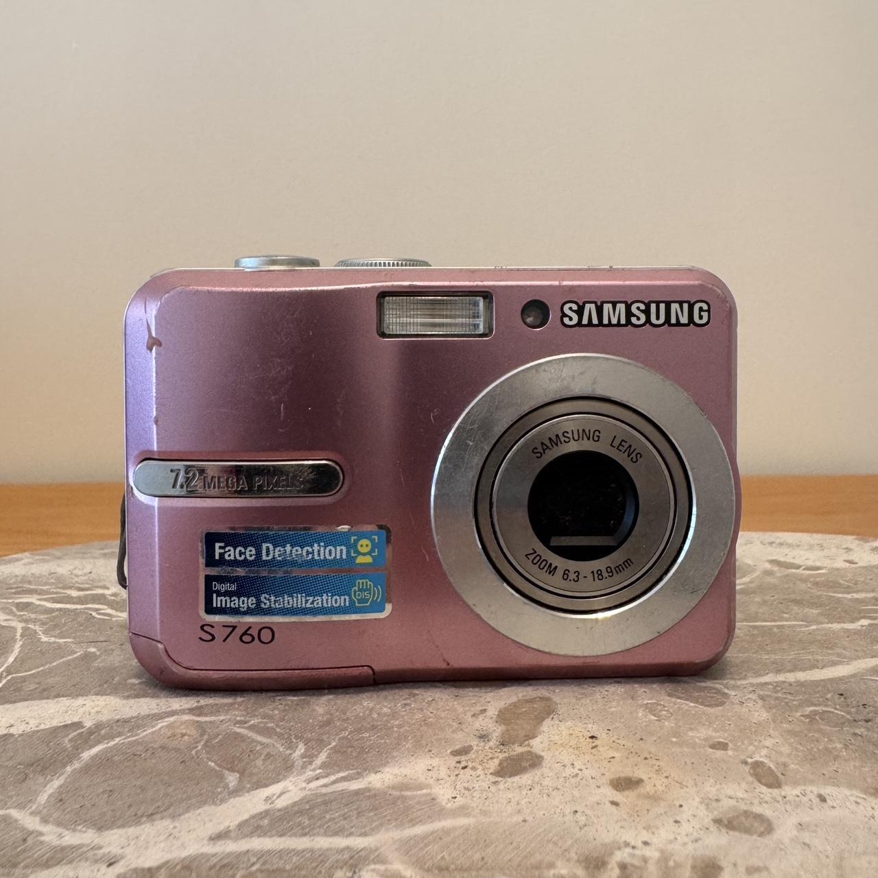 Pink Samsung S760 digital camera Tested and all... | Depop