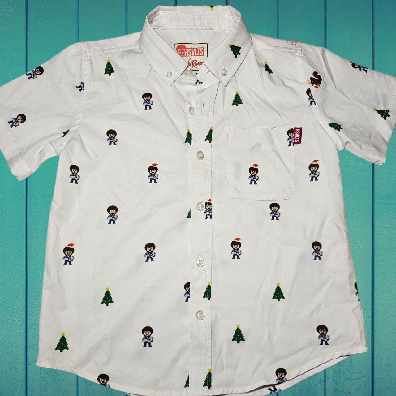 RSVLTS x Bob Ross Collab Children's button up... | Depop