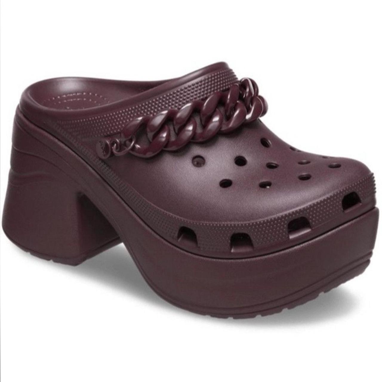 12 🔖 CROCS Siren Chain Clog High-Heel Stylish Unisex... - Depop
