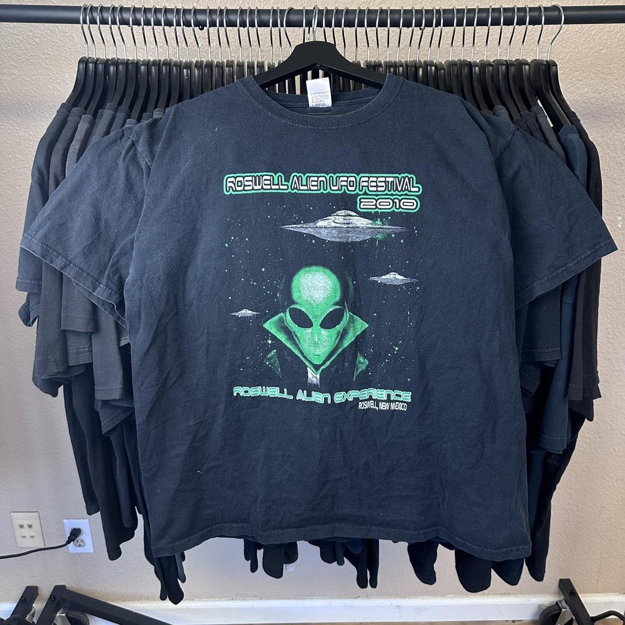 2010 Roswell UFO alien Y2K 2000s Festival... - Depop