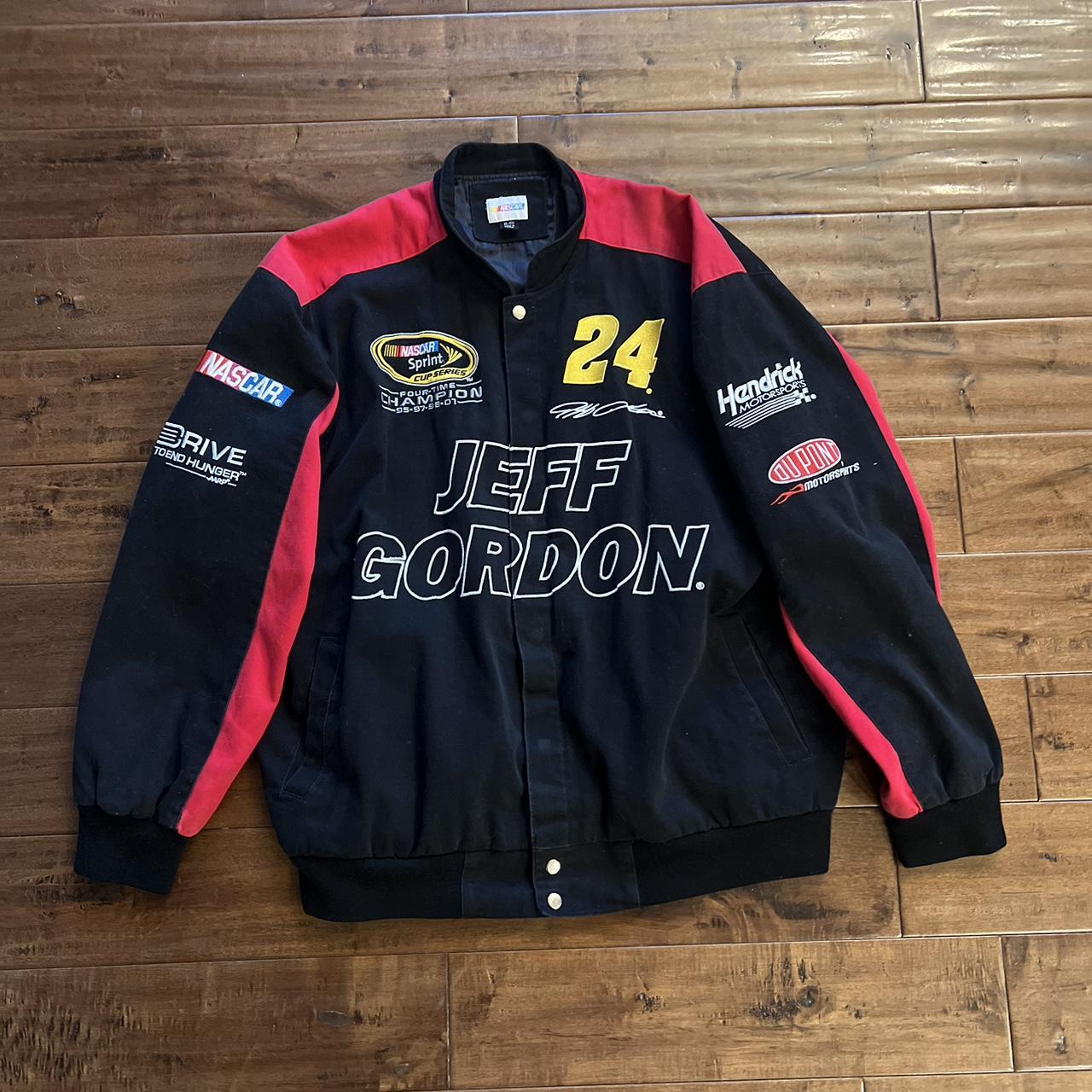 Jeff Gordon NASCAR racing jacket racing Size XL | Depop