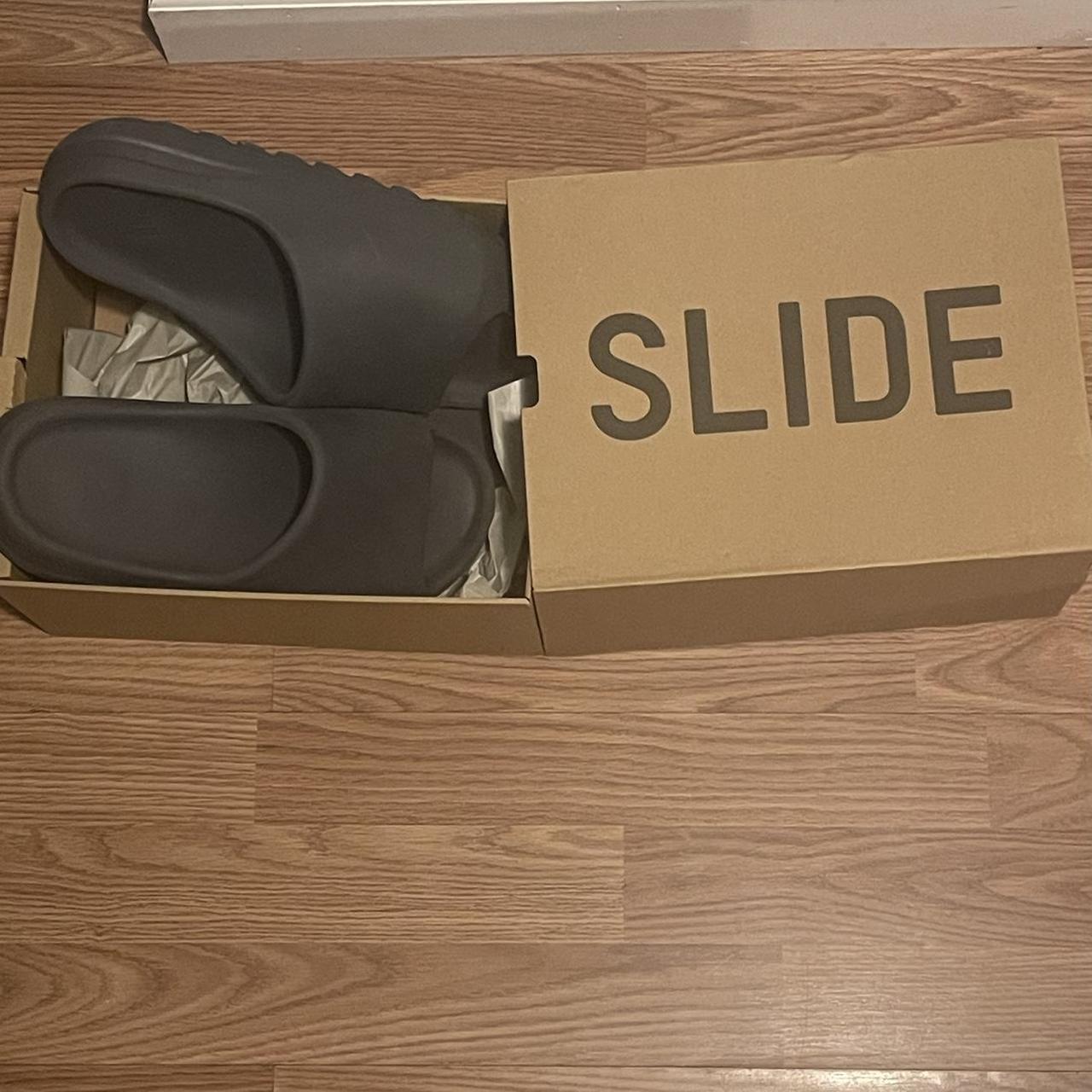 brand new yezzy slides -size 10 in men - Depop