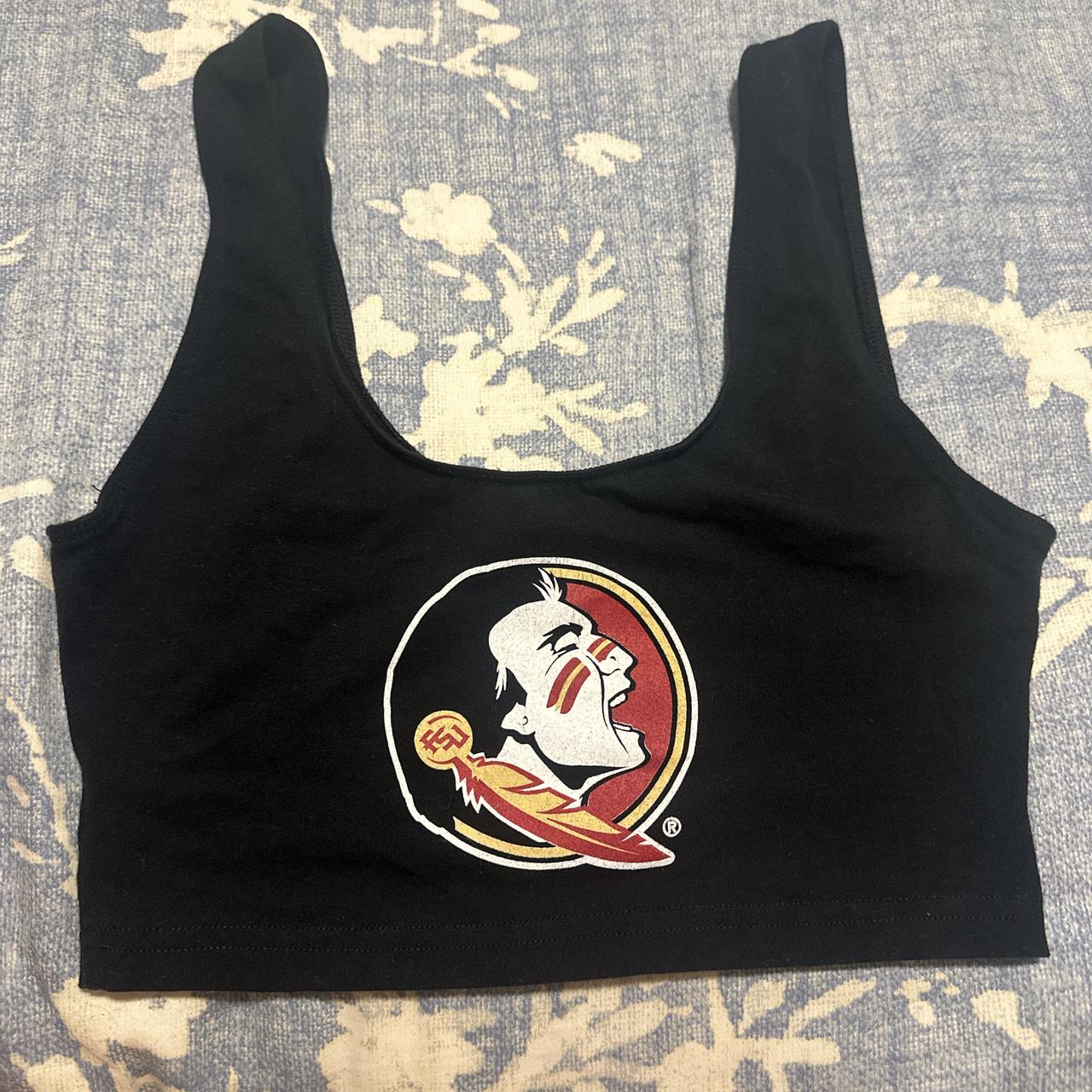 small FSU logo back tank top | Depop