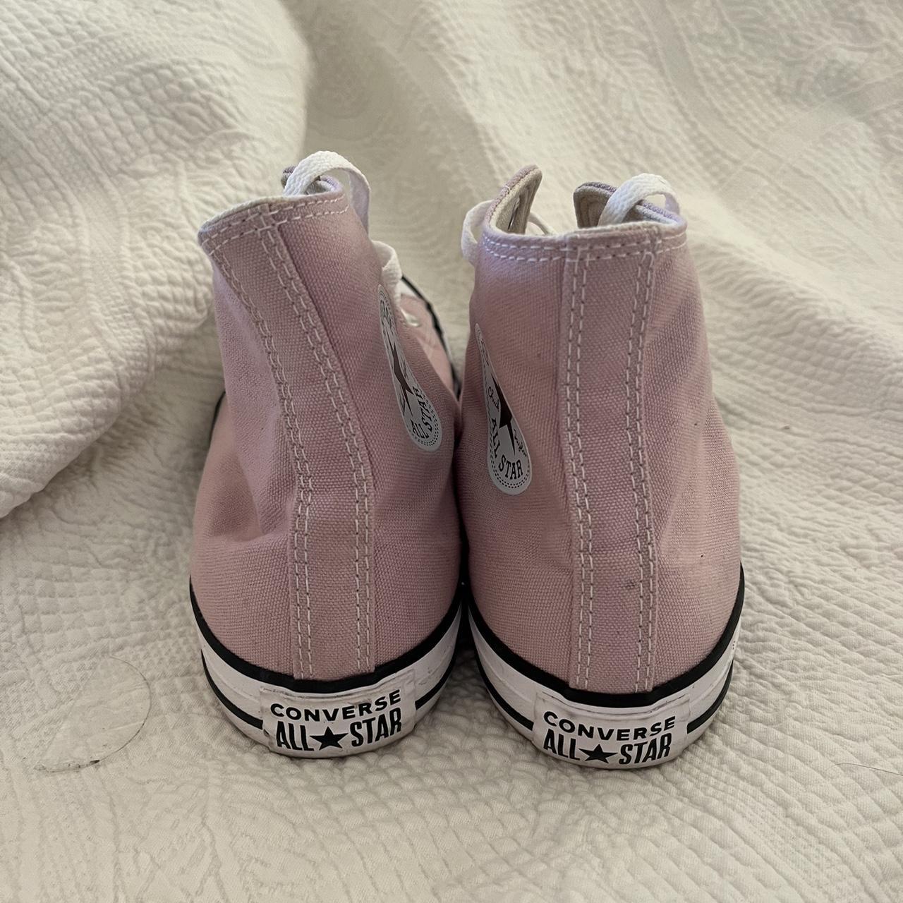 converse all stars •purple pink color •very lightly... - Depop