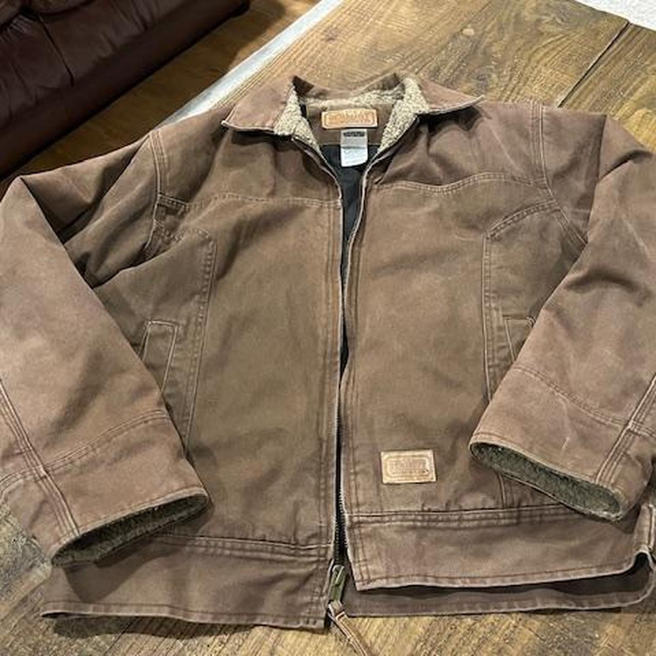 Vintage 90s CE Schmidt Canvas Workwear Jacket. Coco... - Depop