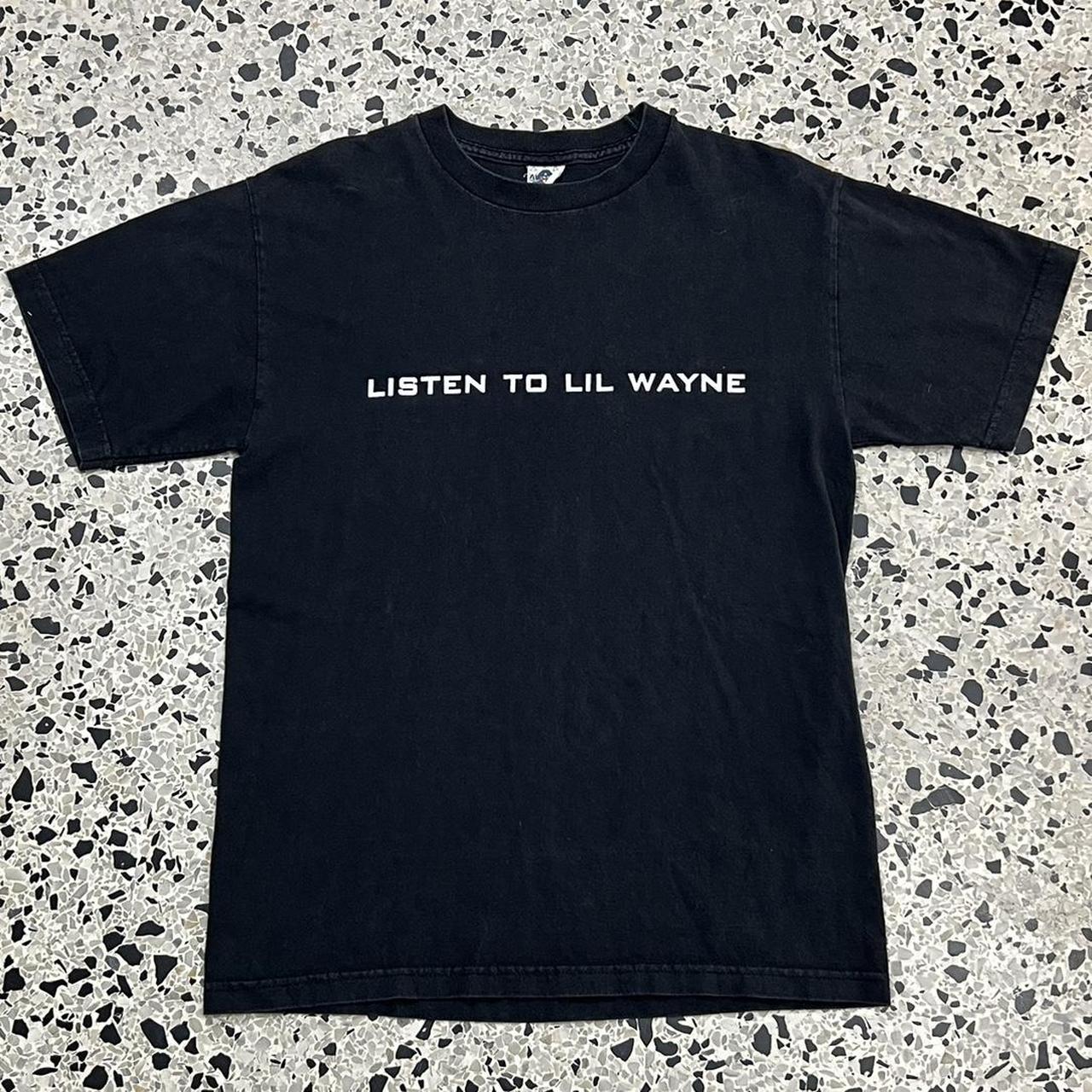 VINTAGE Y2K LISTEN TO LIL WAYNE TEE • Weezy f baby... - Depop