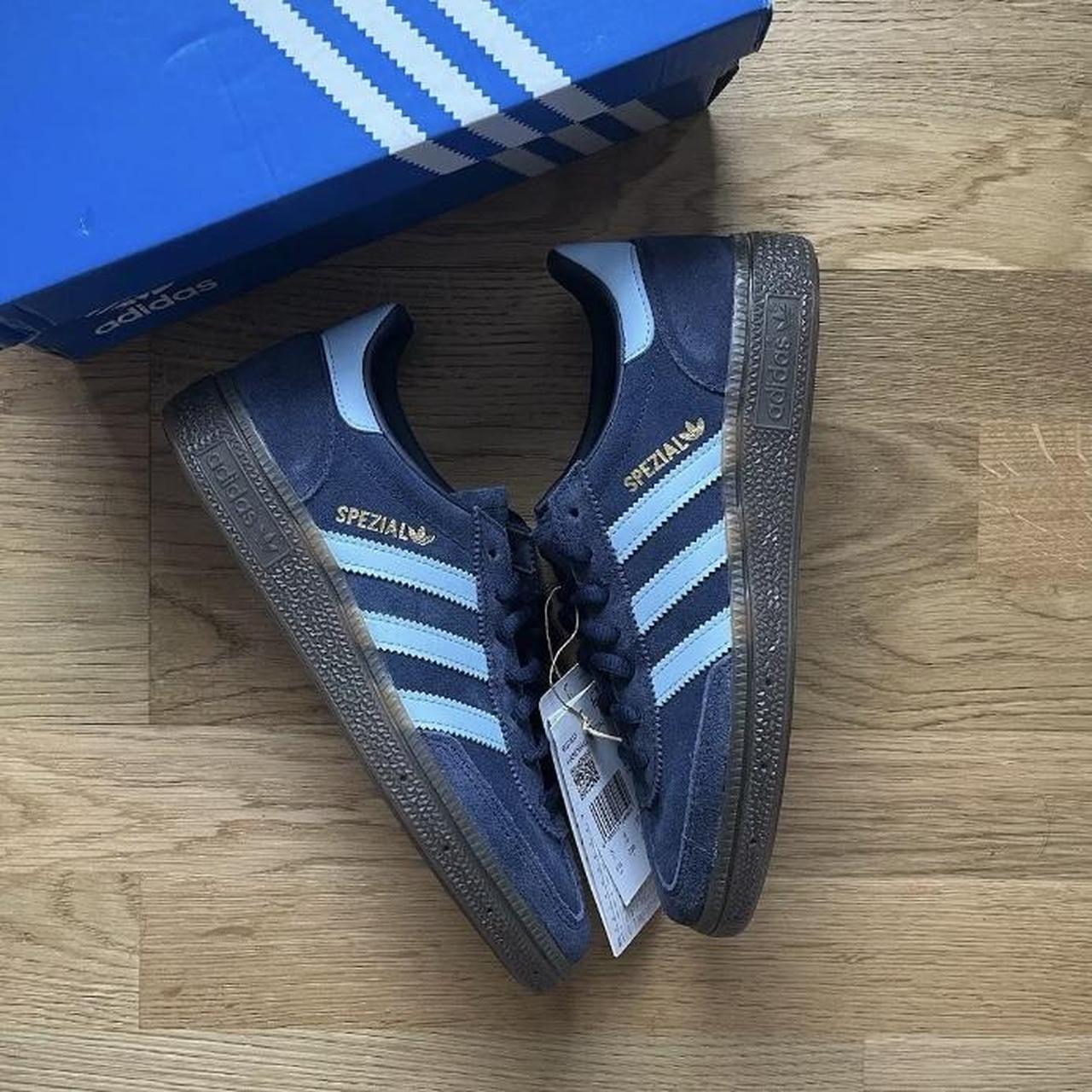 Navy Blue Adidas Handball Spezials Uk Size 6 - Depop