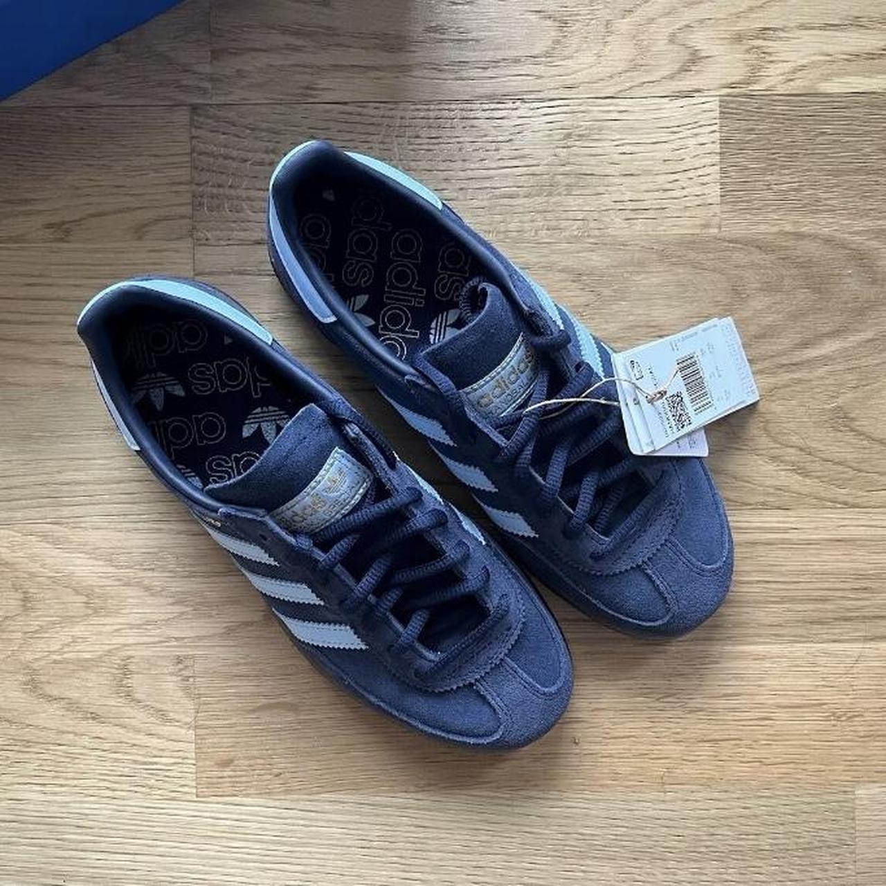 Navy Blue Adidas Handball Spezials Uk Size 6 - Depop