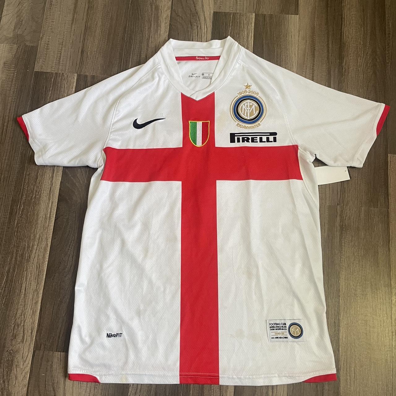 **OFFER** Nike Inter Milan 2008-09 white and red... | Depop