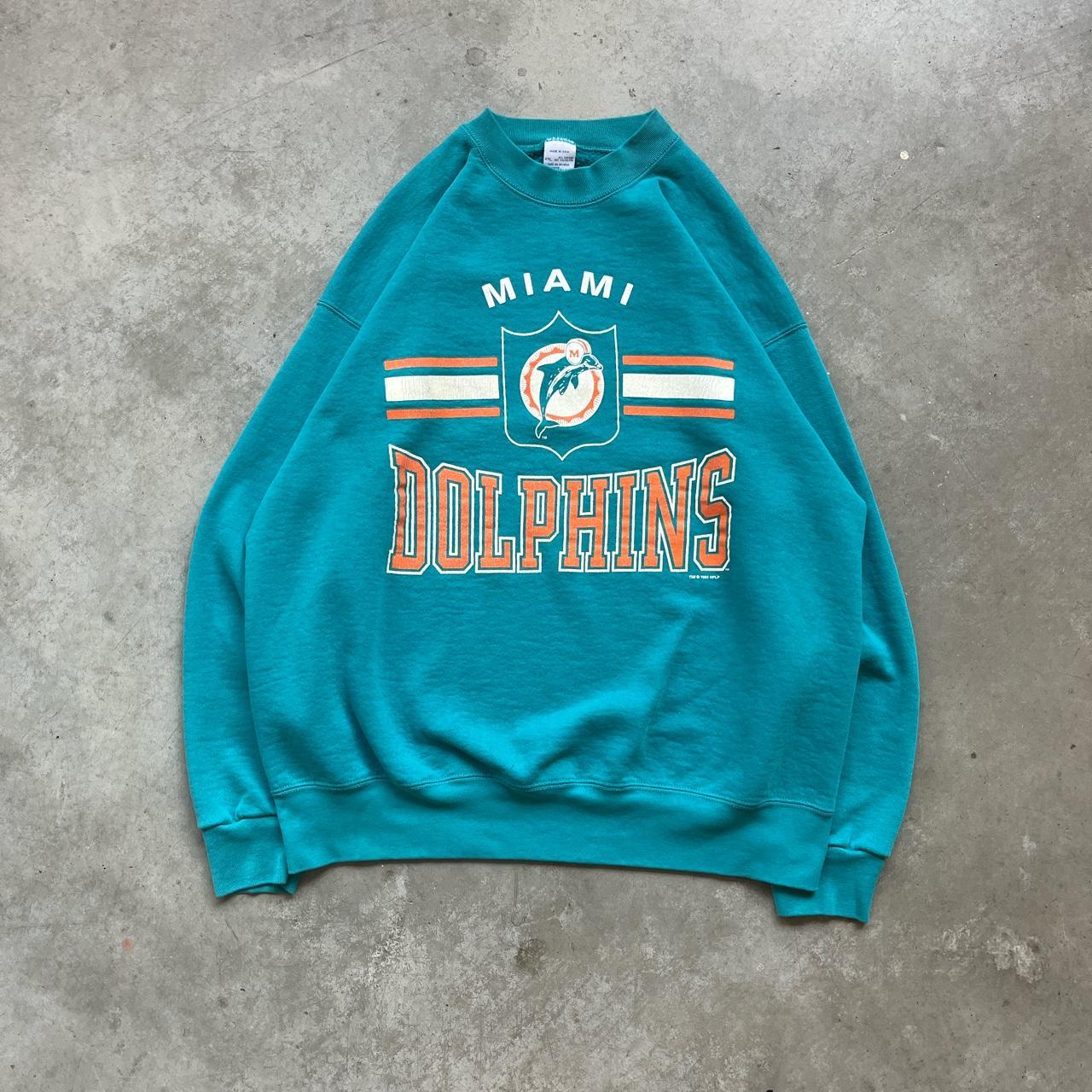 Vintage Miami Dolphins Salem Sportswear 90s... - Depop